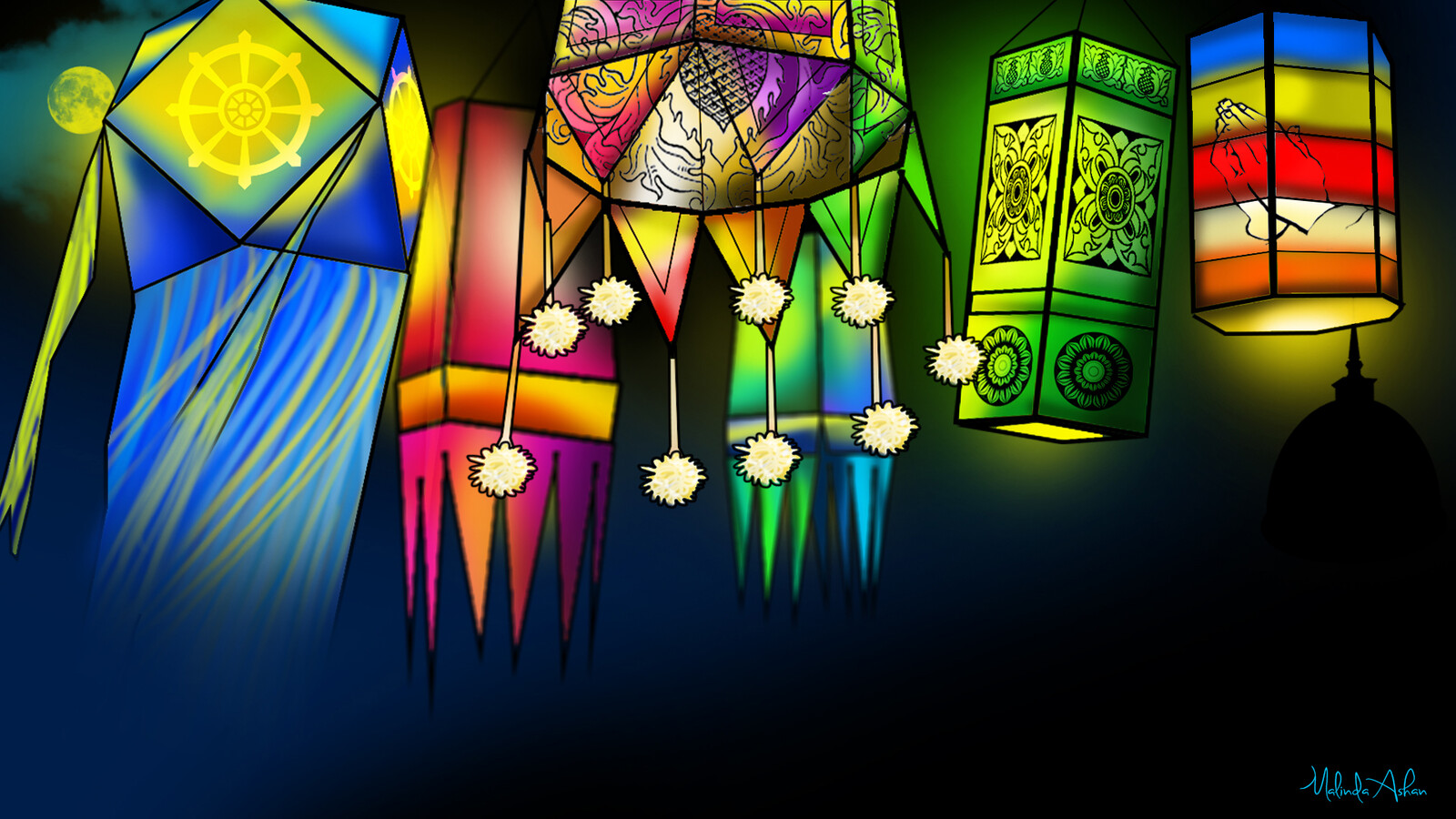 Ashan Ranasinghe - 360 - Wesak Lantern