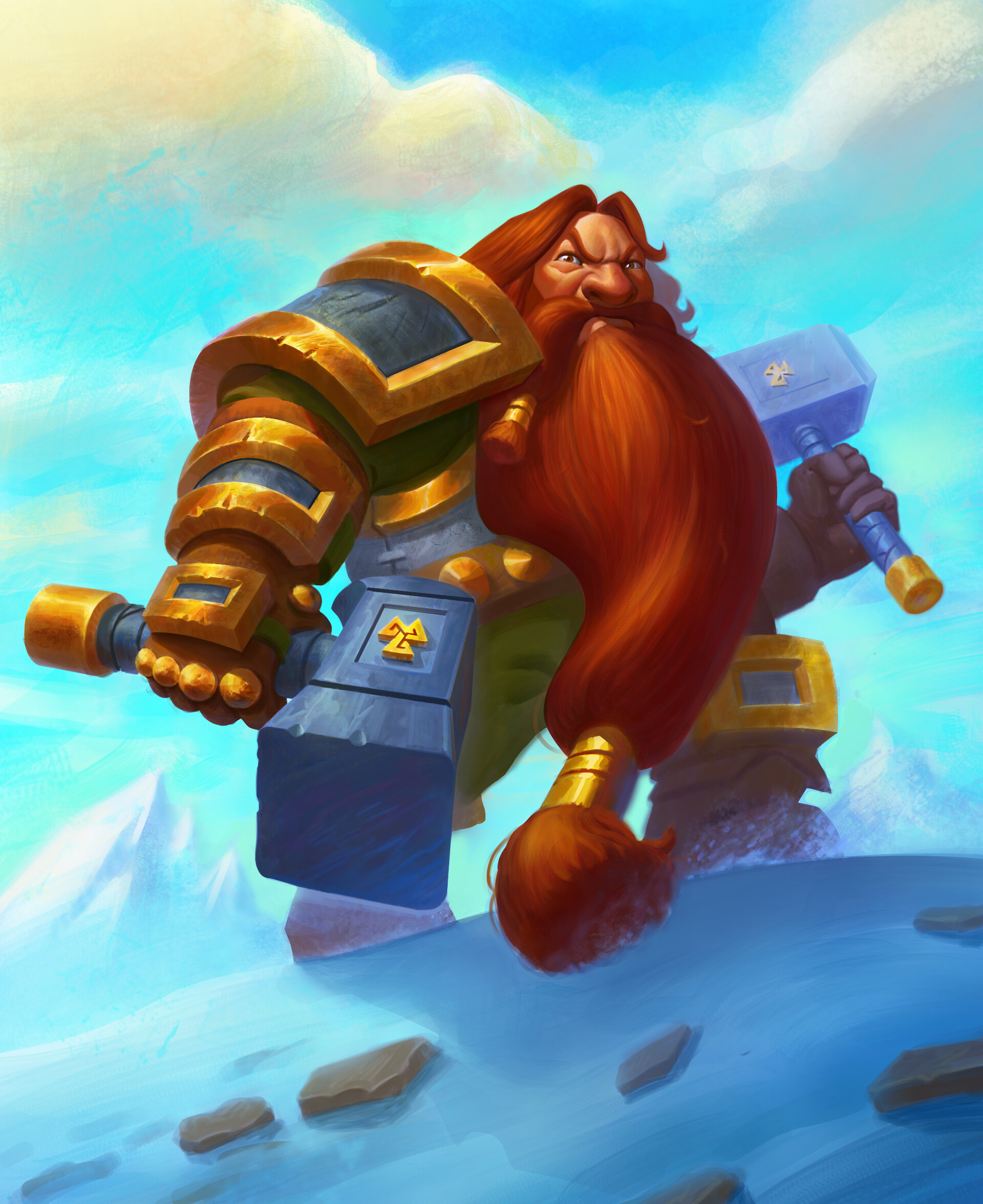 ArtStation - dwarf that I produced for my portfolio