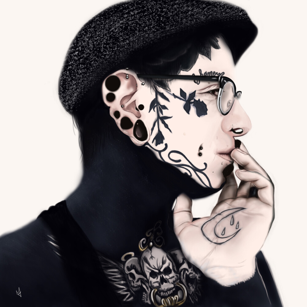 ArtStation - Tattooed Guy / Photostudy