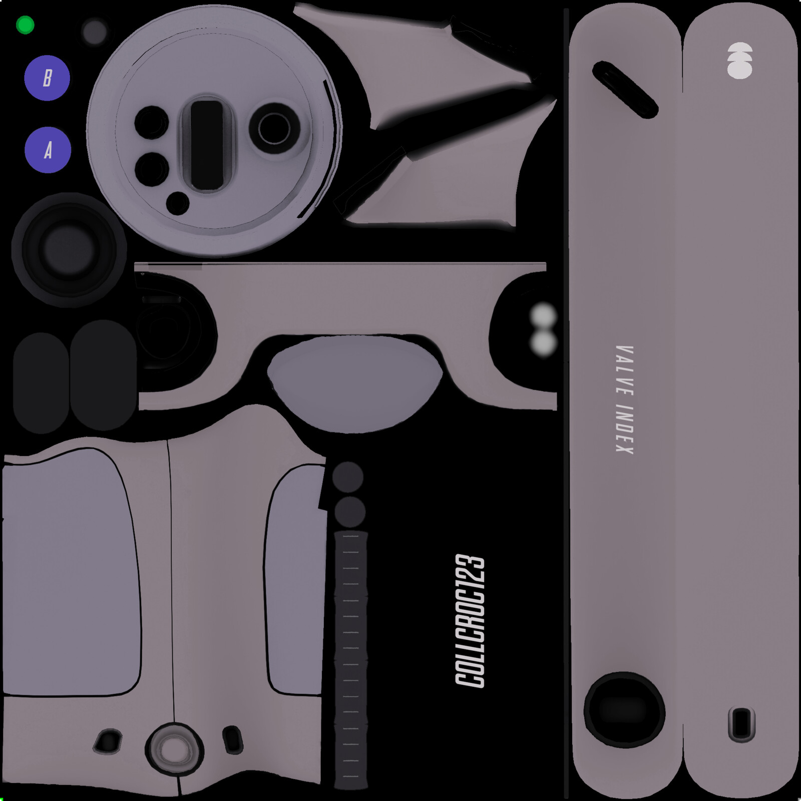 Collin Gale - Custom SNES Textures for Valve Index Controllers