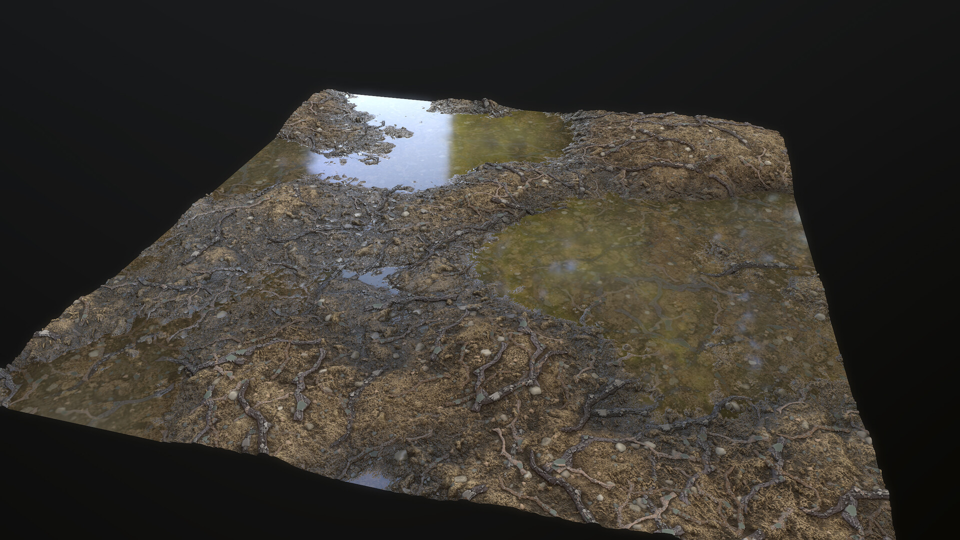 ArtStation - Muddy wet ground
