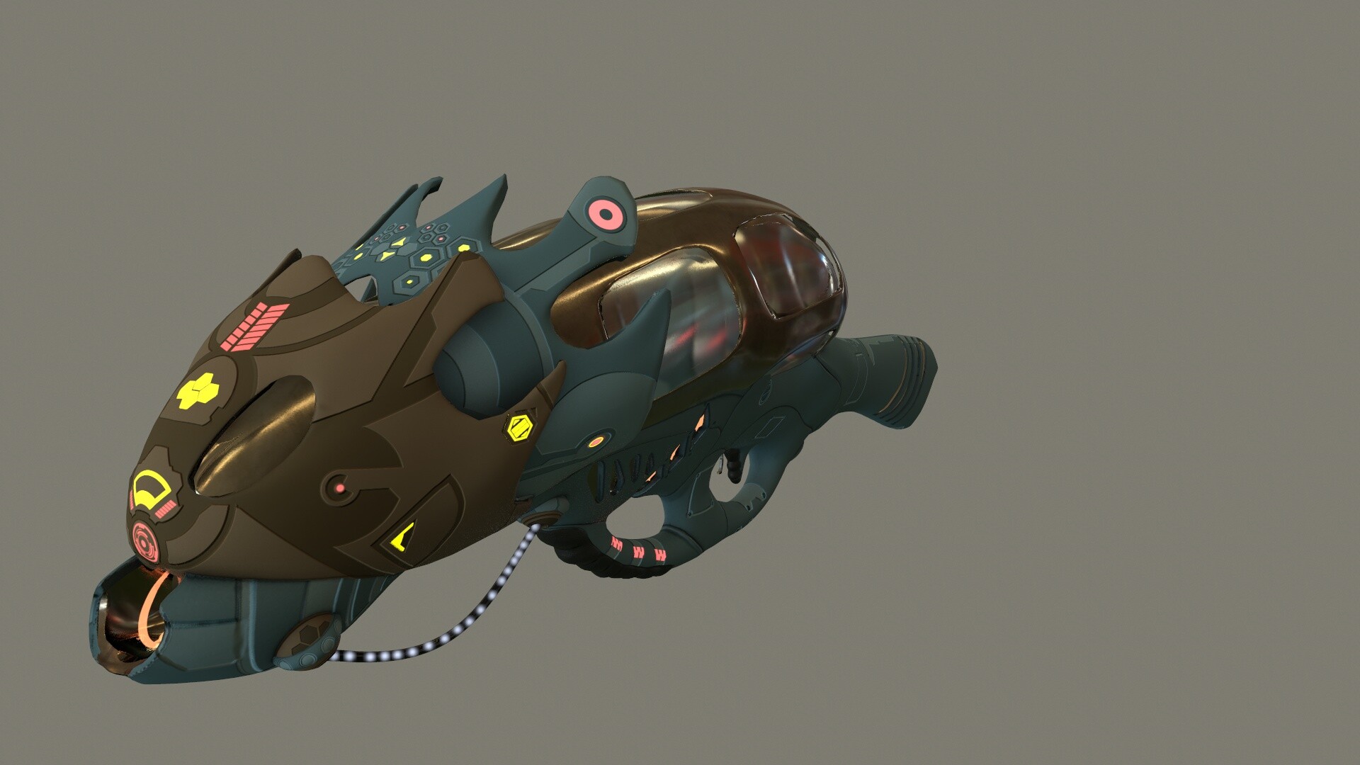 ArtStation - Alien Gun, Philip Bergquist