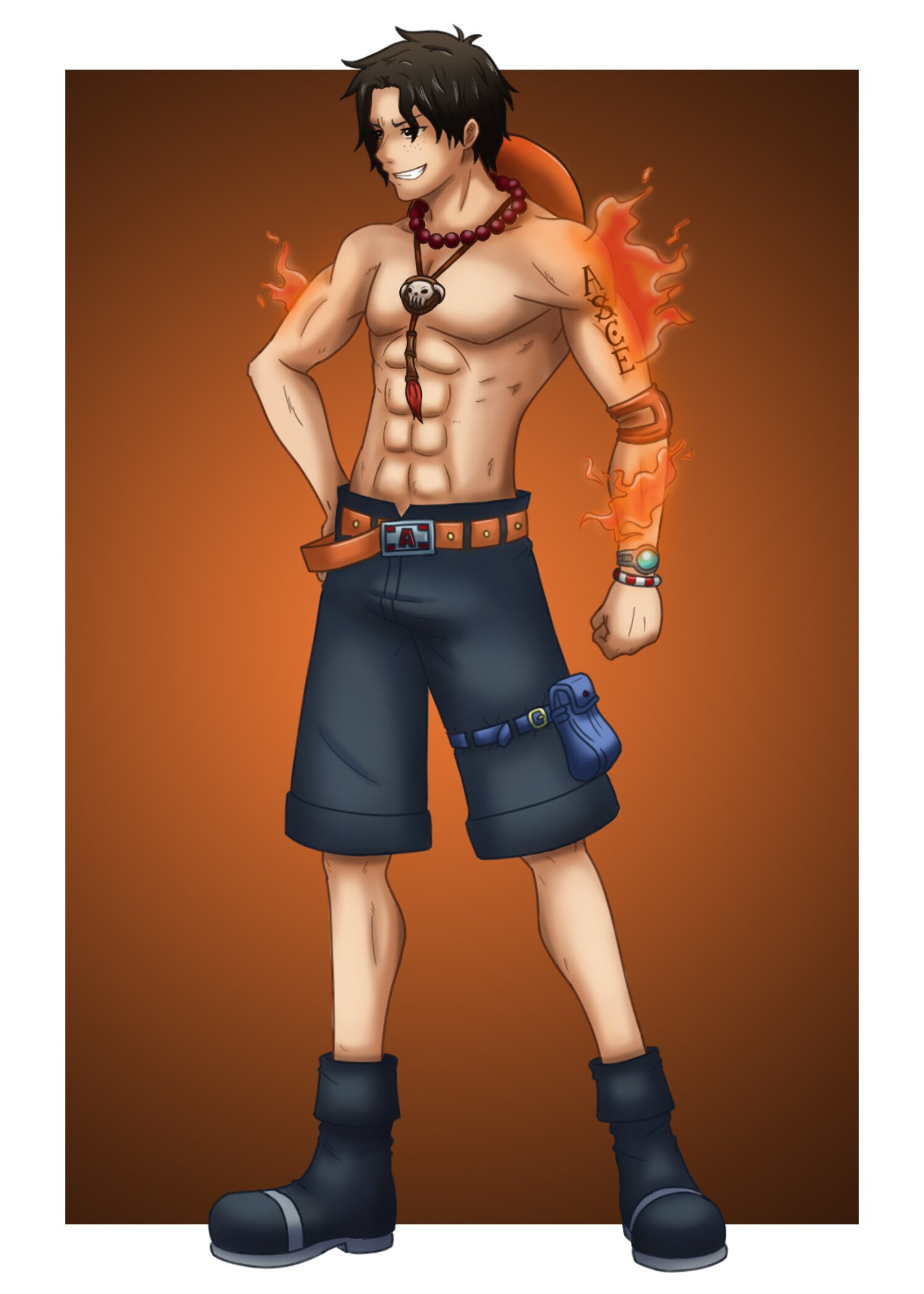 ArtStation - Portgas D. Ace