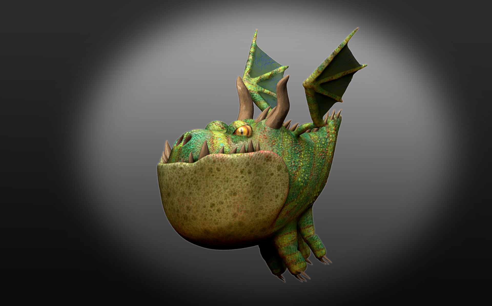 ArtStation - Mini Cartoon Dragon