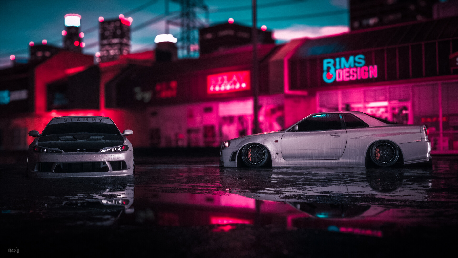 Slammed86 - Nissan GTR R34 x Silvia S15