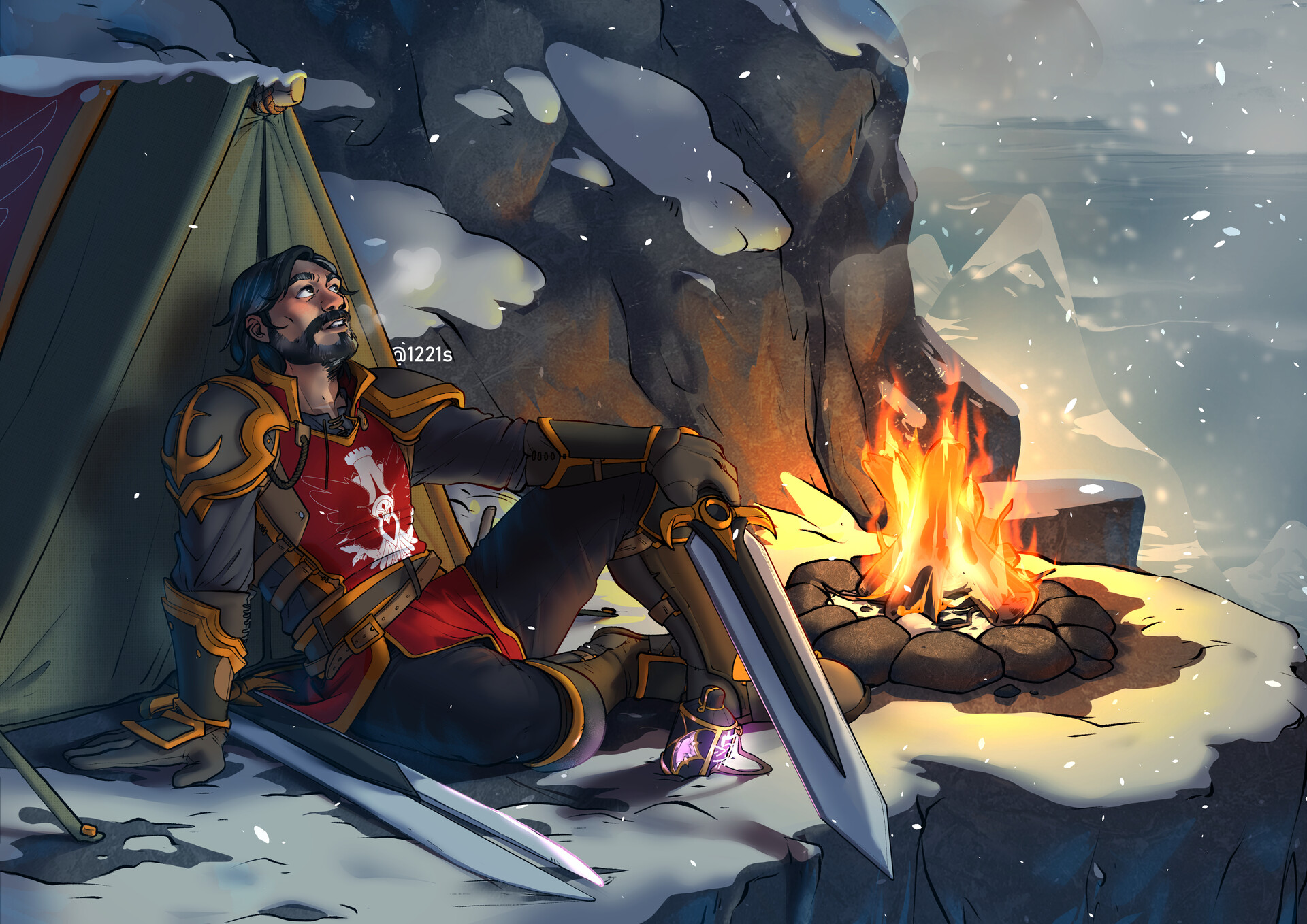 ArtStation - Camping out in Northrend