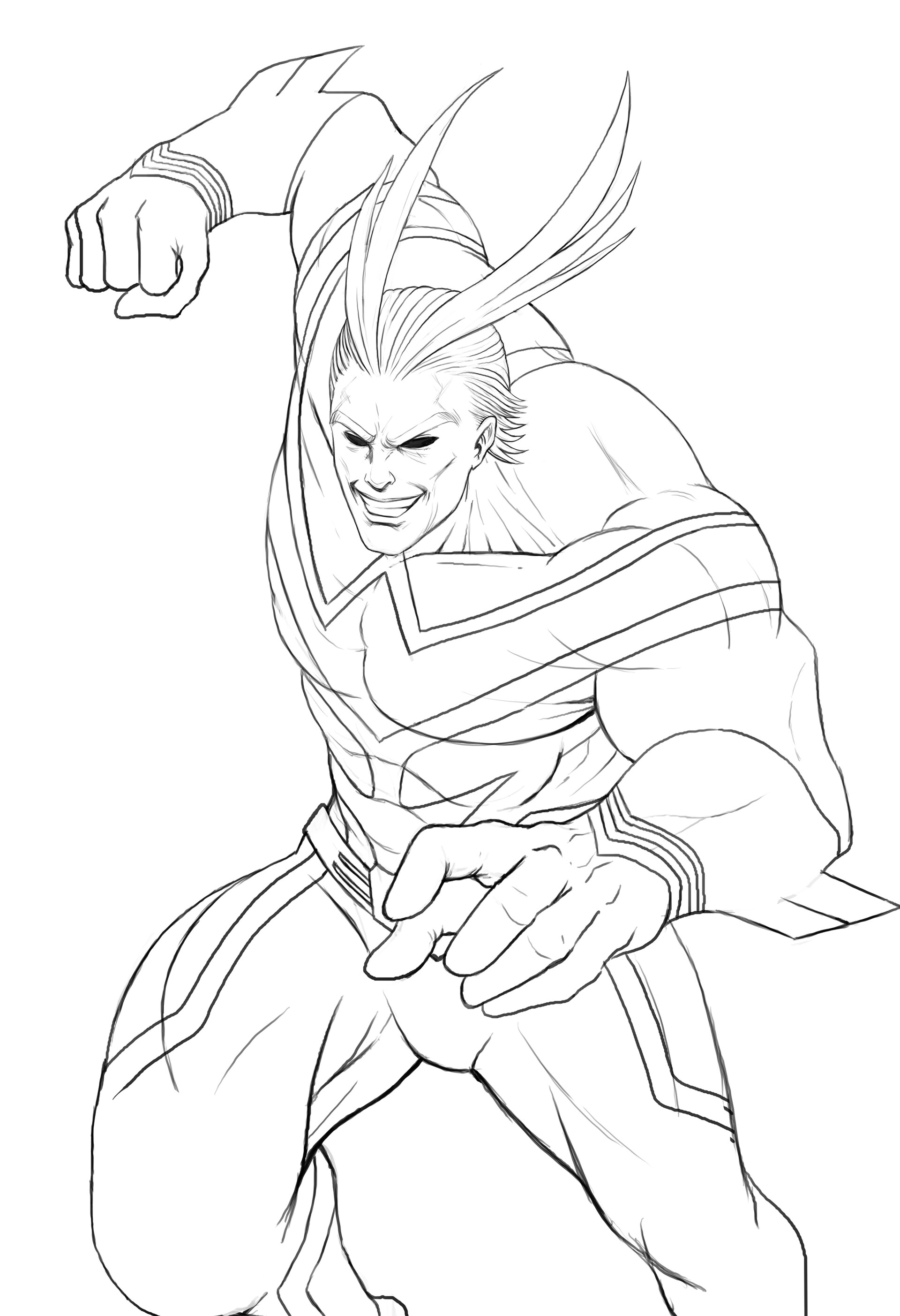 all might coloring pages
