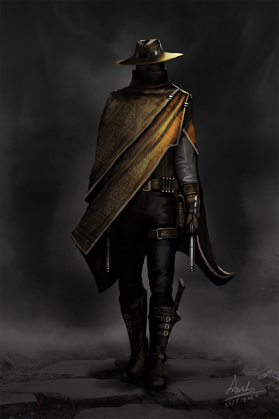 ArtStation - gun slinger (character design)