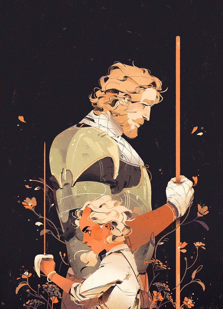ArtStation - Dad and Daughter