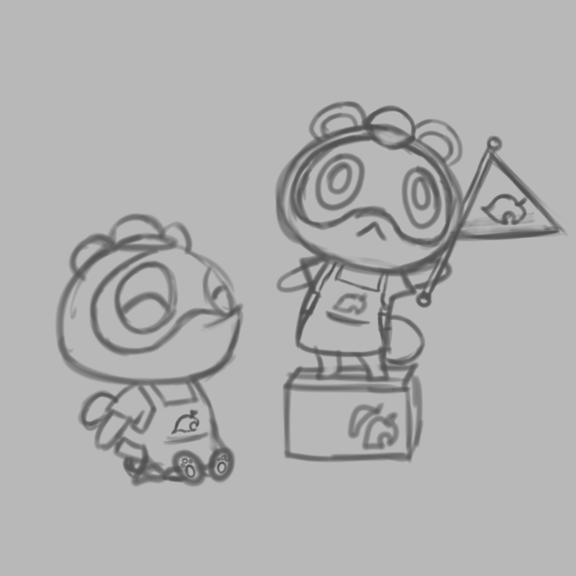 animal crossing coloring pages timmy and tommy