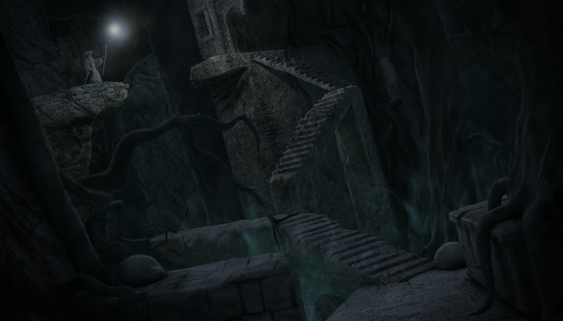 ArtStation - Dol Guldur Concept Art