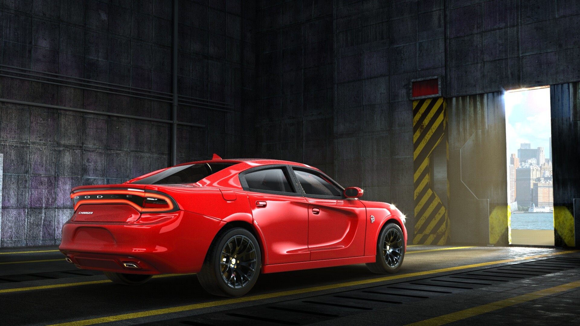 ArtStation - The Red Hellcat about to Roar