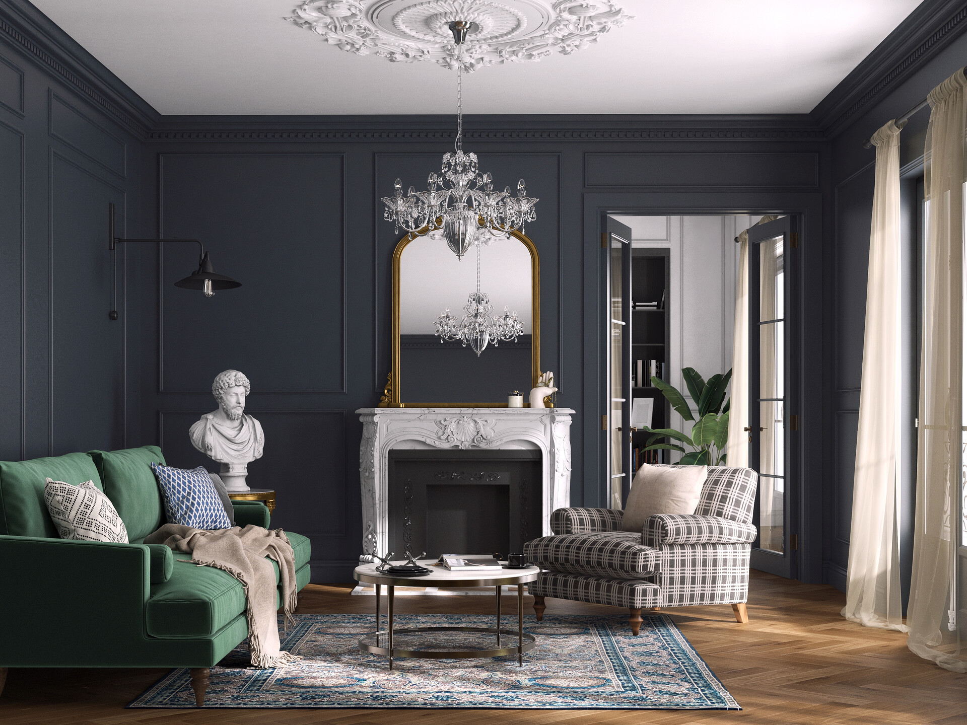 ArtStation - Neo Classical Interior