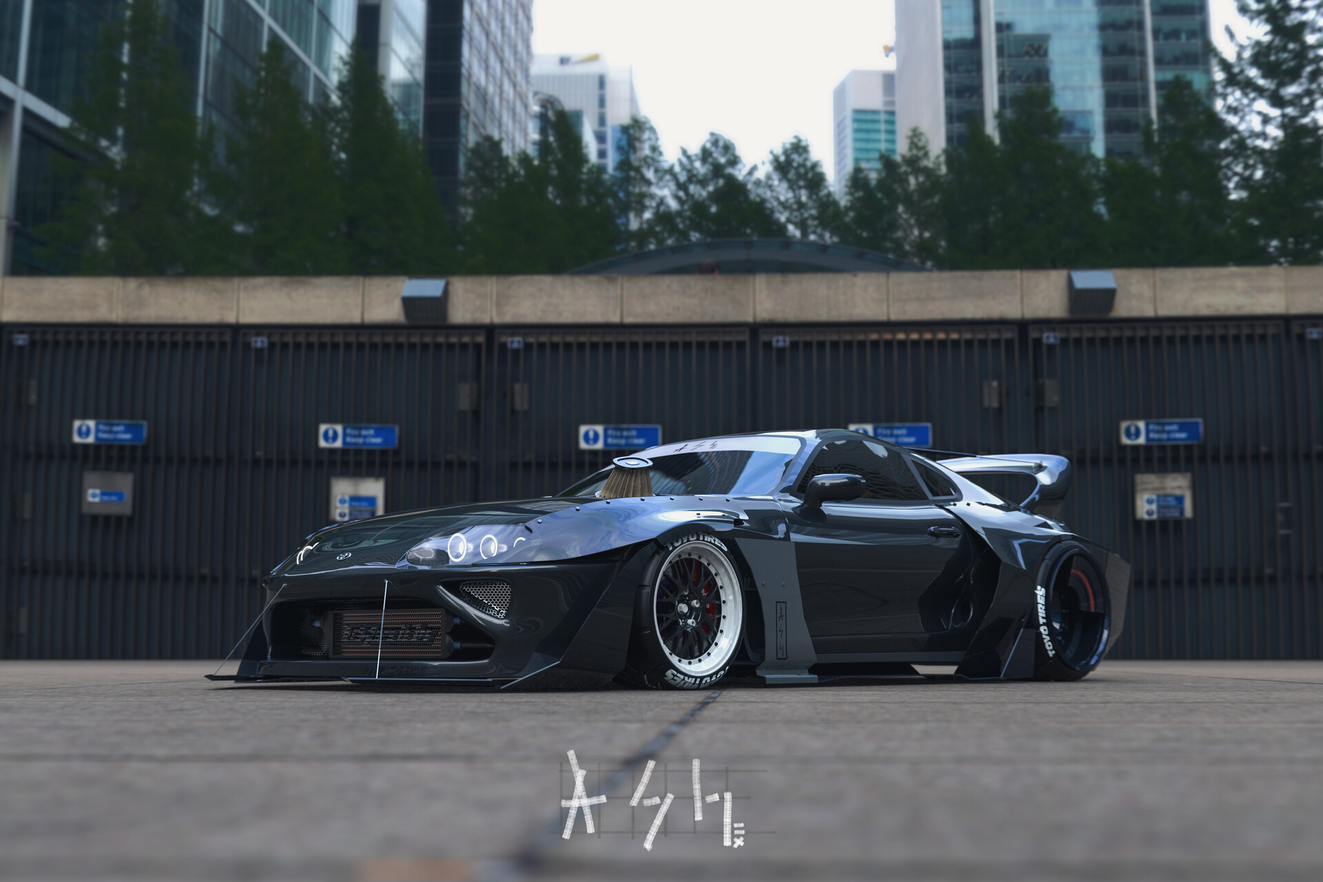 ArtStation - Toyota supra MK IV