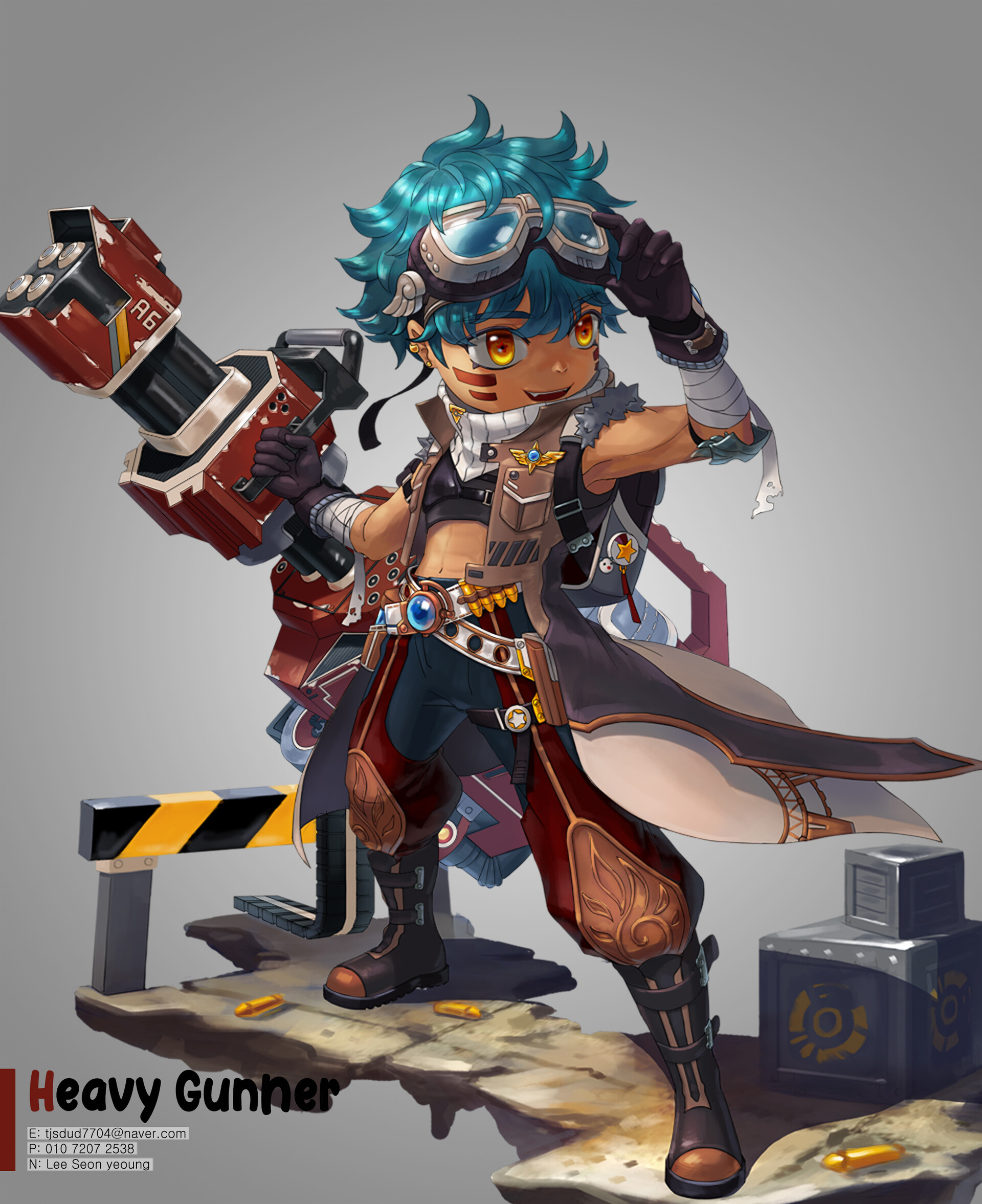 ArtStation - Heavy Gunner