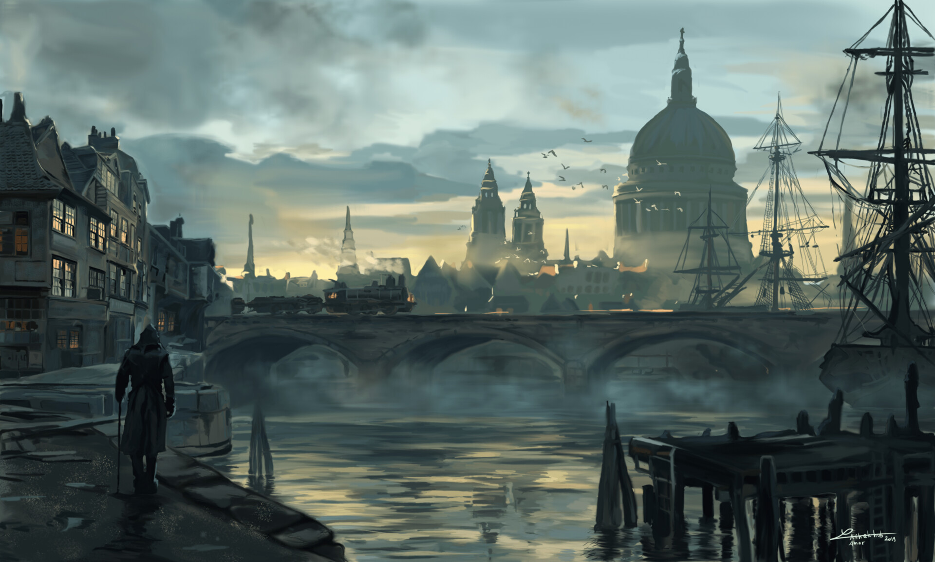 ArtStation - Assassin's creed digital art work