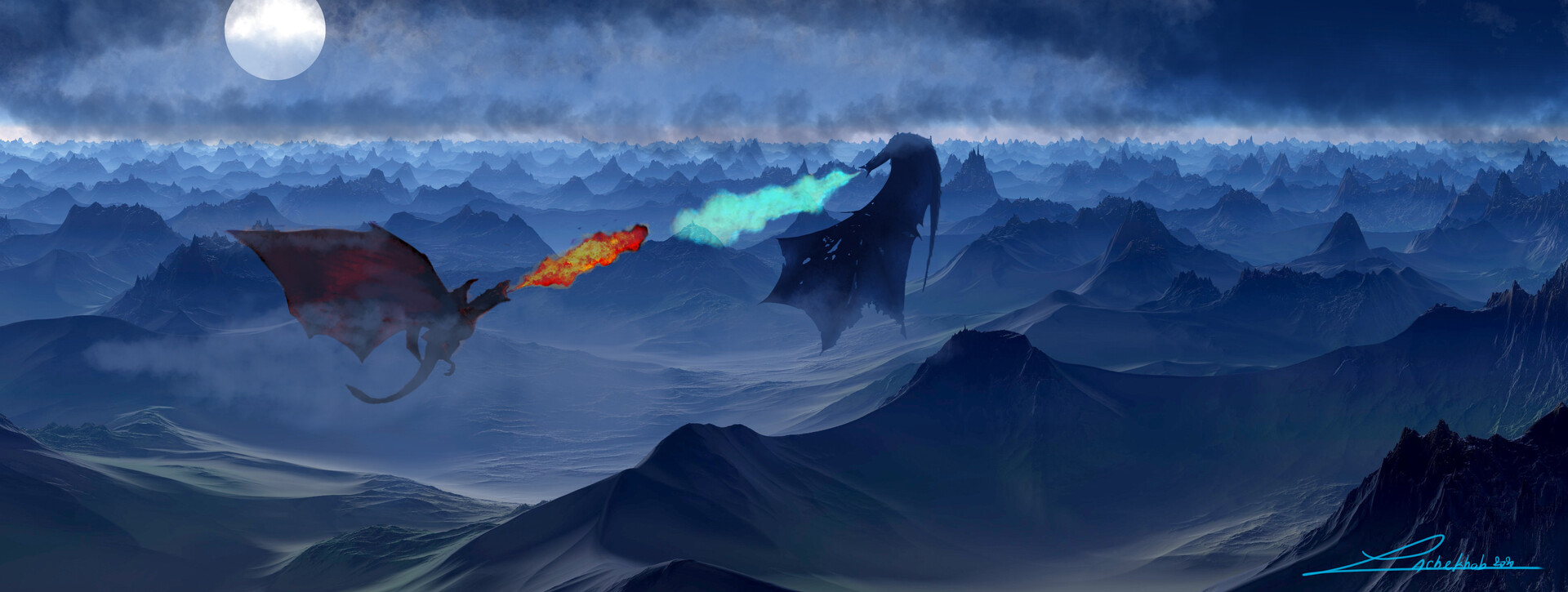 ArtStation - dragons war