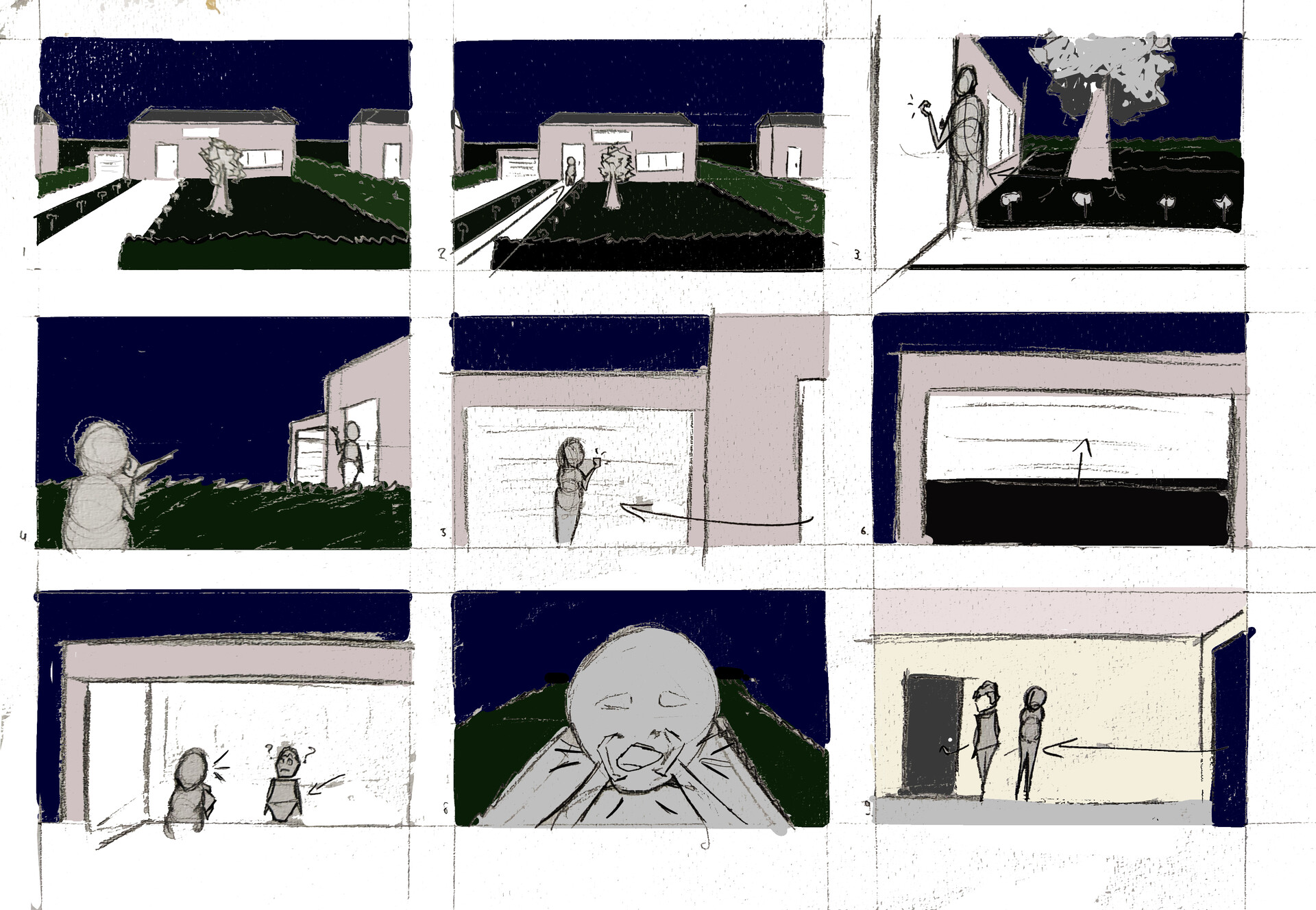 ArtStation - Coloured Storyboard