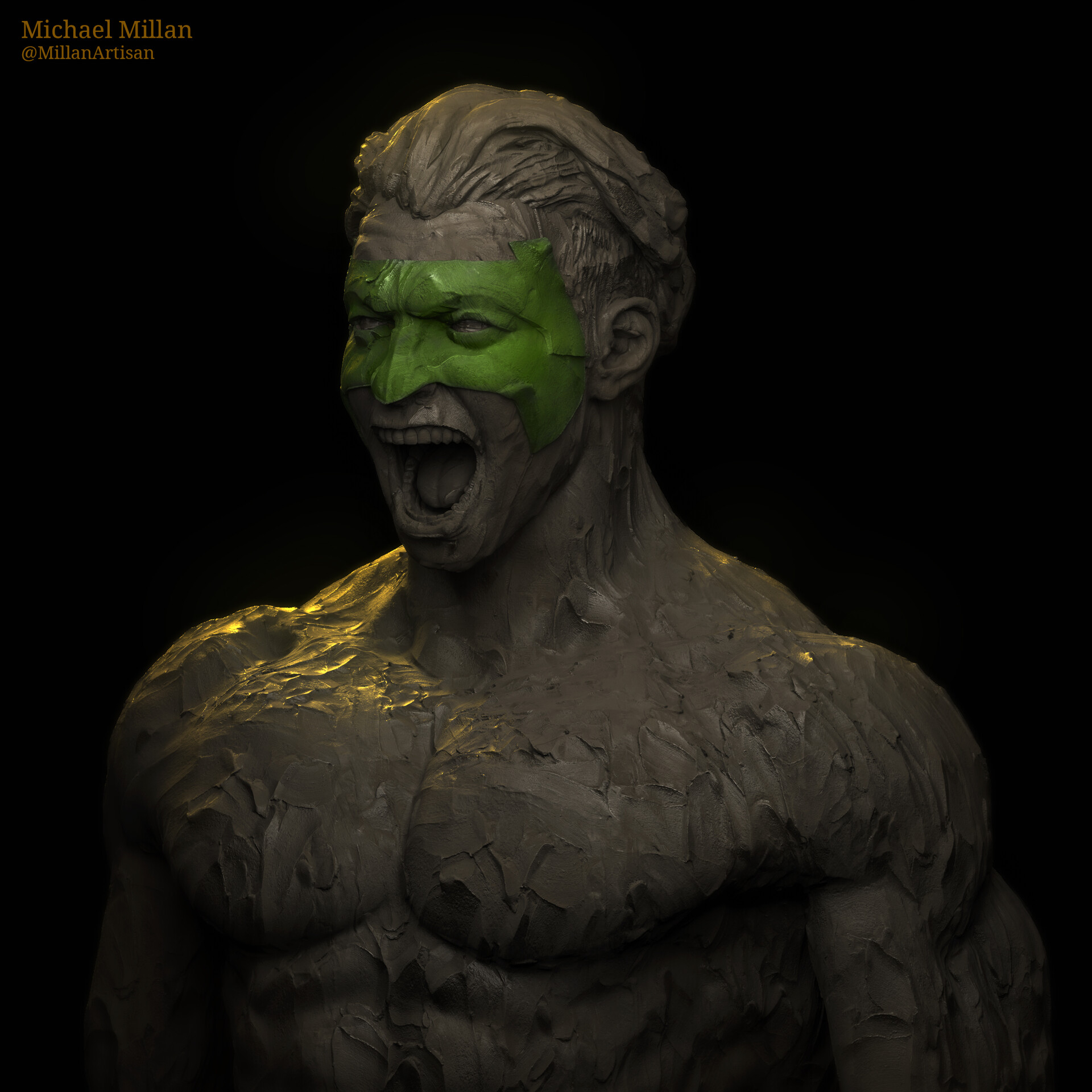 ArtStation - Portrait Study | Green Lantern