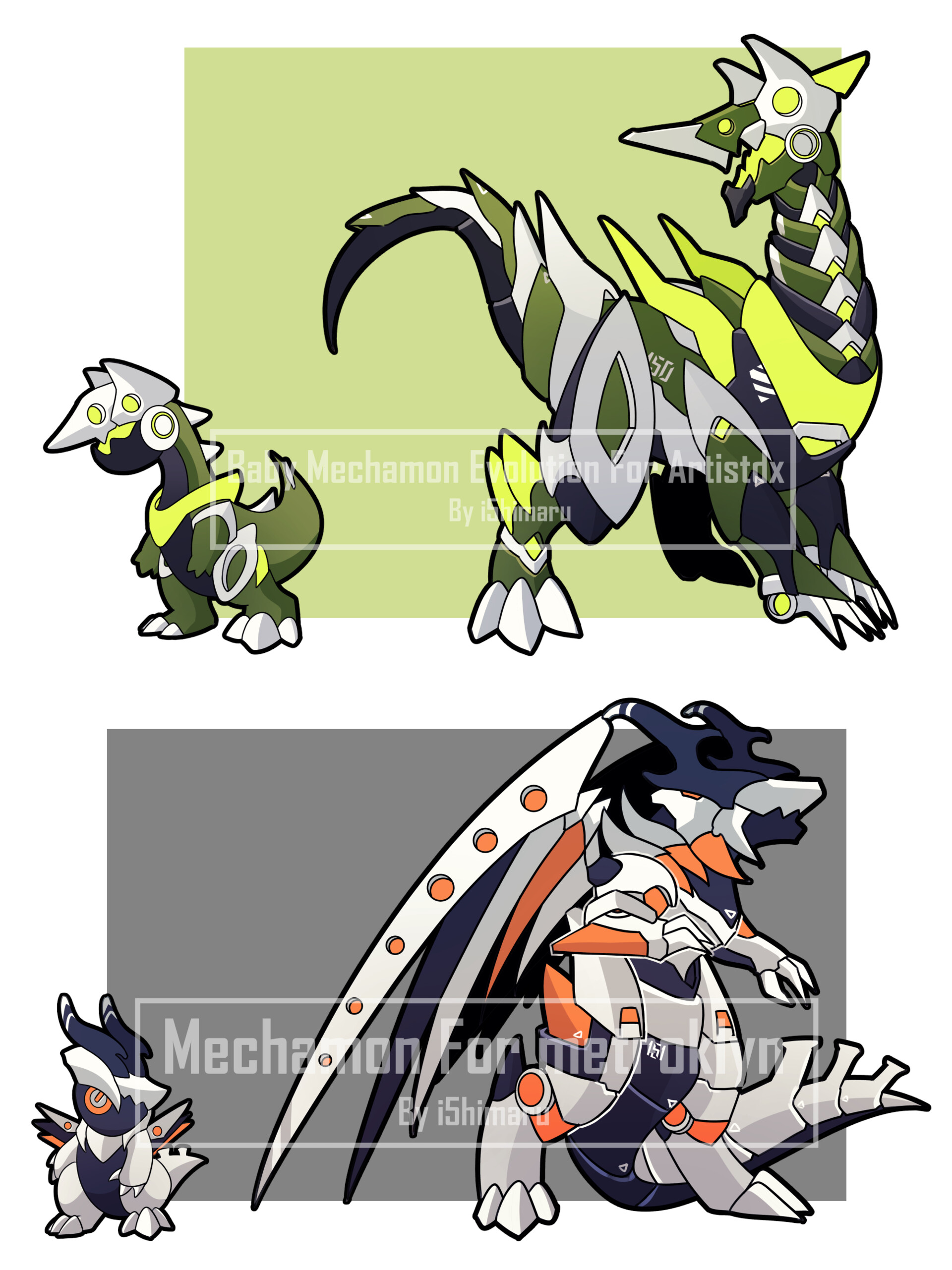 ArtStation - Baby mechmon Evo. For Artistdx / metroklyn