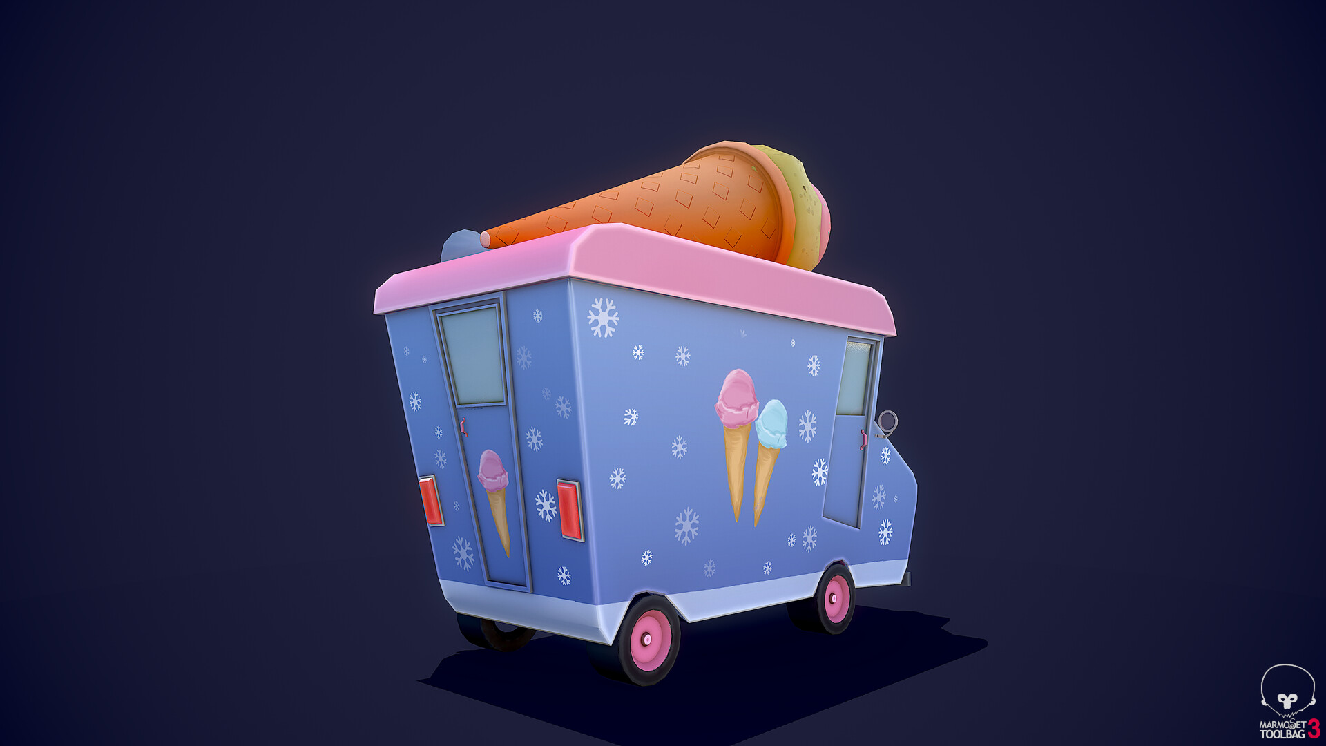 Rishab Dinakar - Stylized Ice Cream Truck