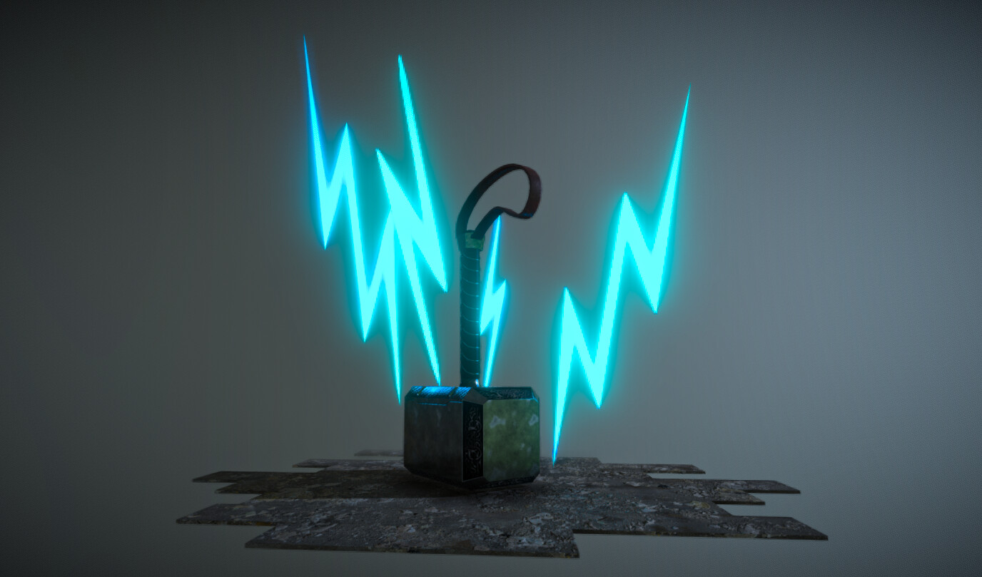 ArtStation - Mjolnir - Thor Hammer