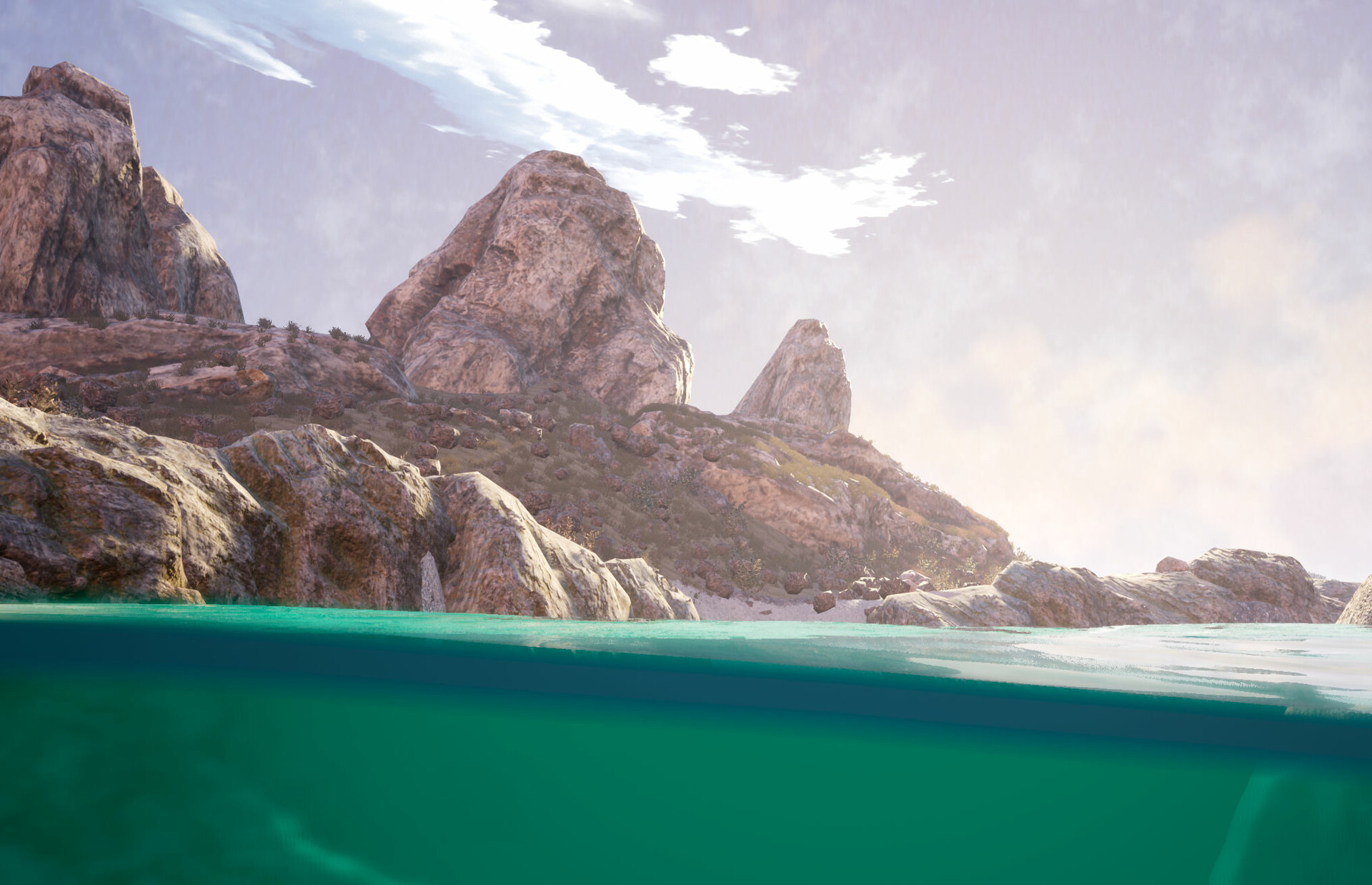 ArtStation - Island map UE4