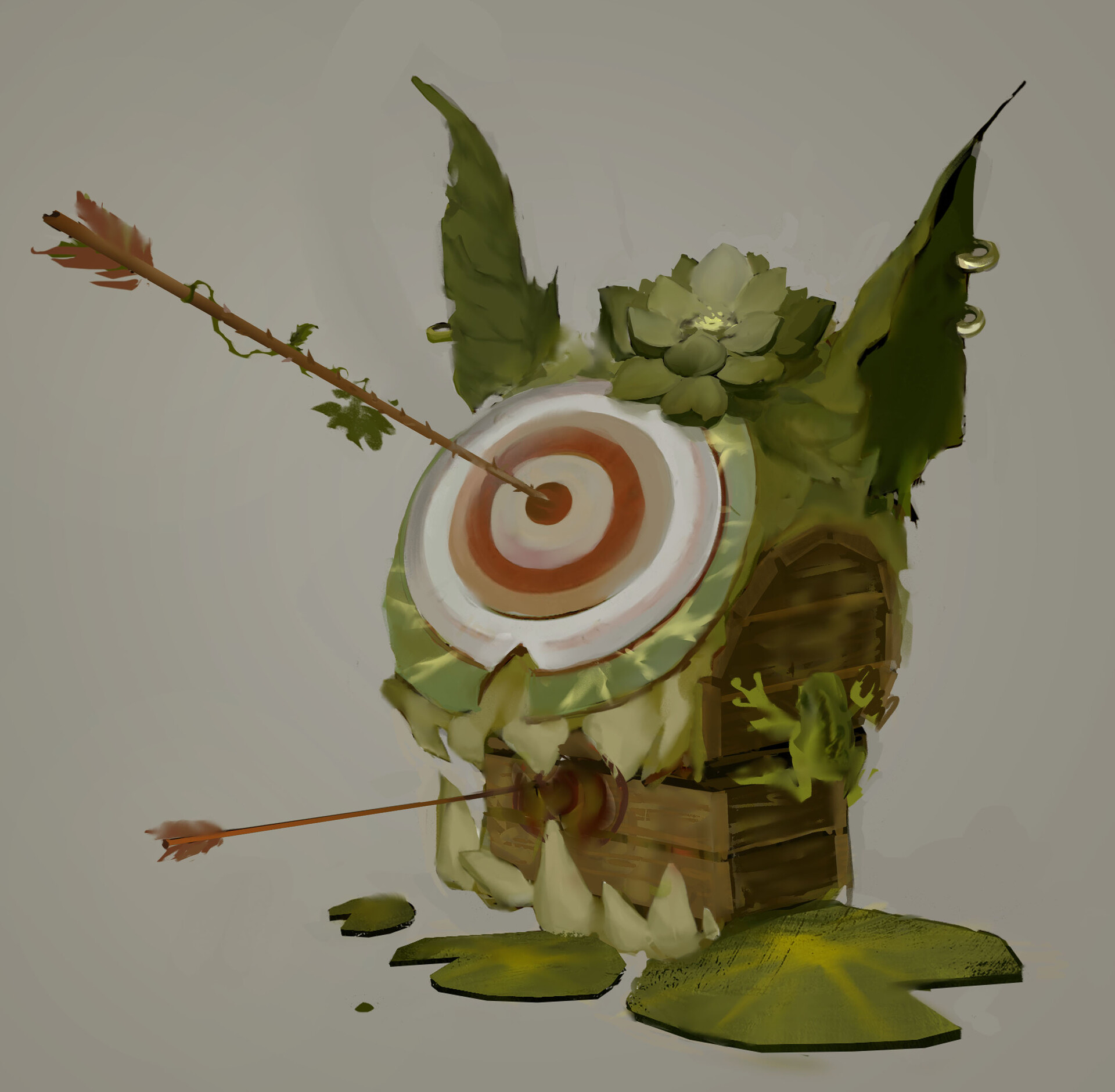 ArtStation - Isometric swamp chest