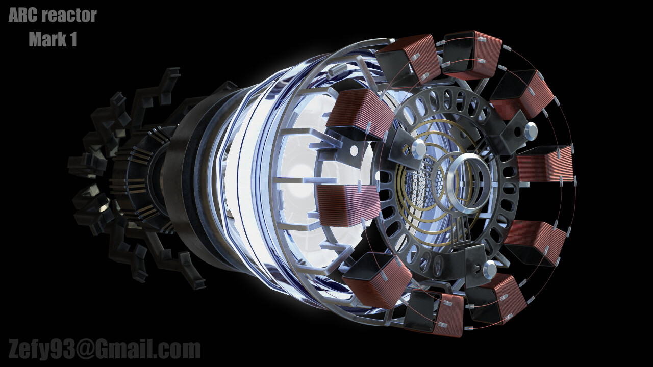 Iron Man Arc Reactor Blueprint