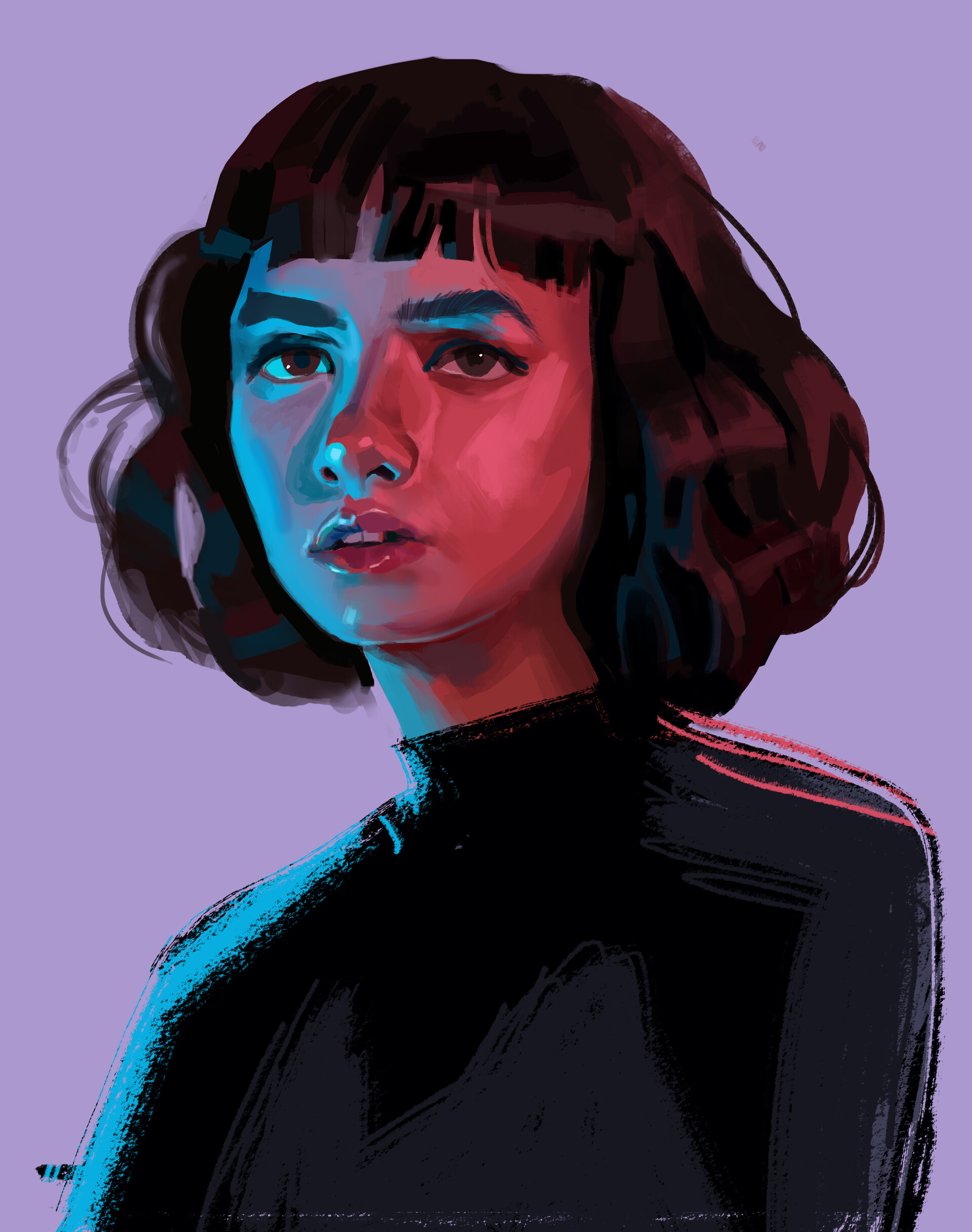 ArtStation - girl_sketch