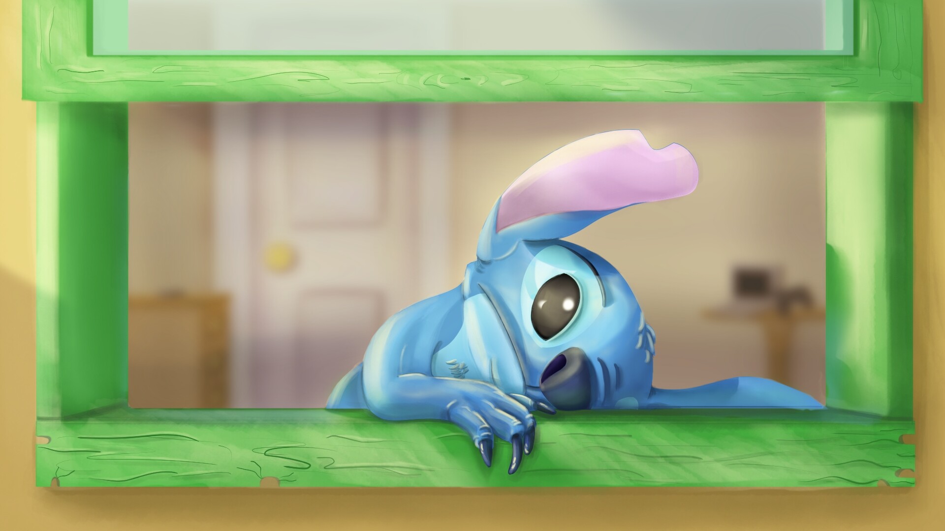 ArtStation - Stitch - Quarentine mood