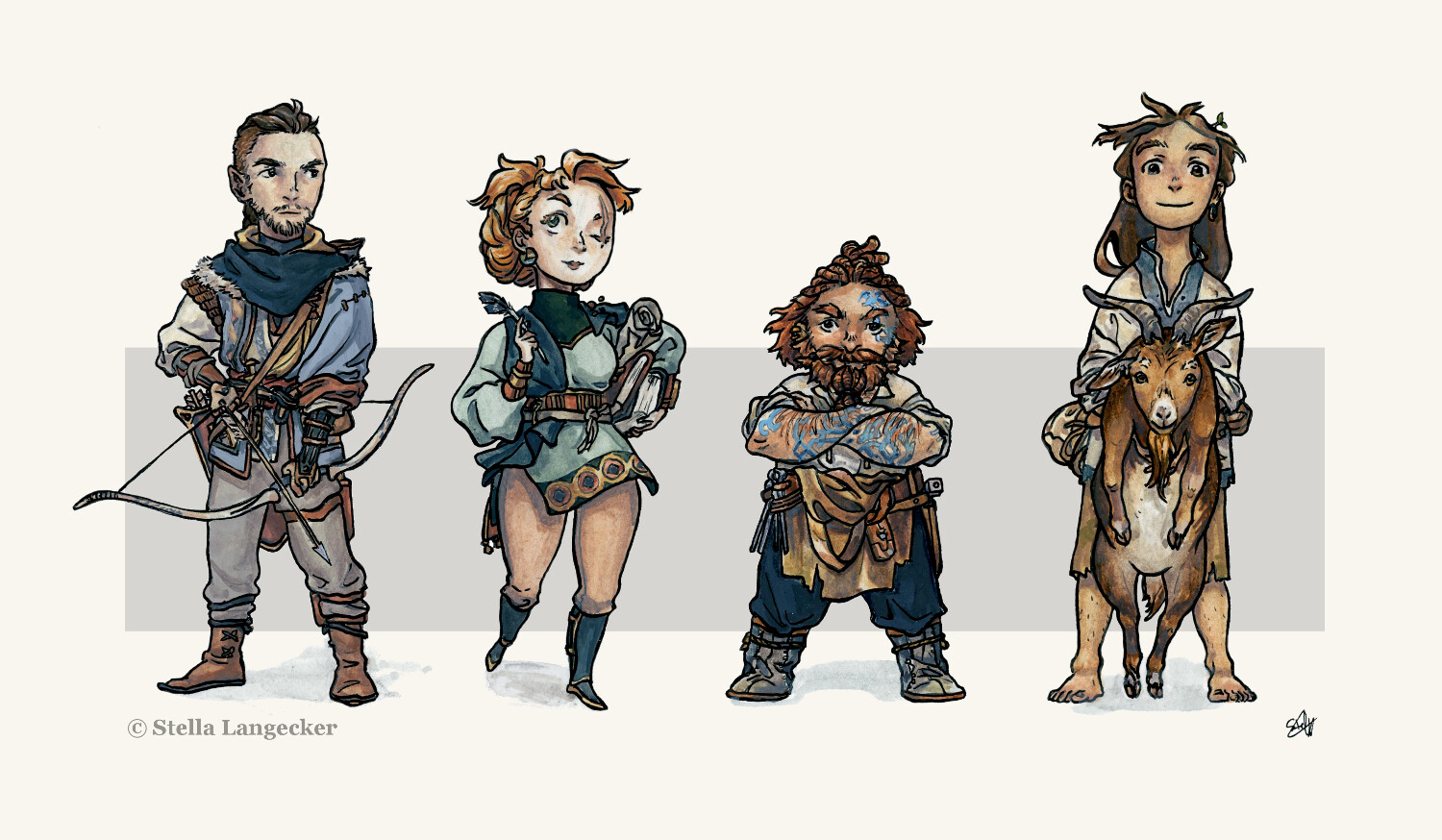 ArtStation - Pen&Paper Chibi Squad