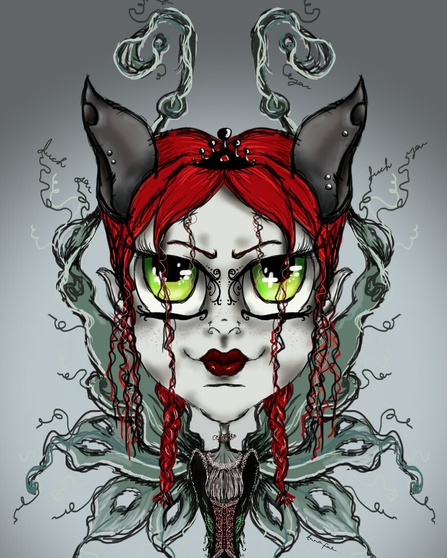 Anna Fae - Pointless Superheroes & The Voices: Concept Art