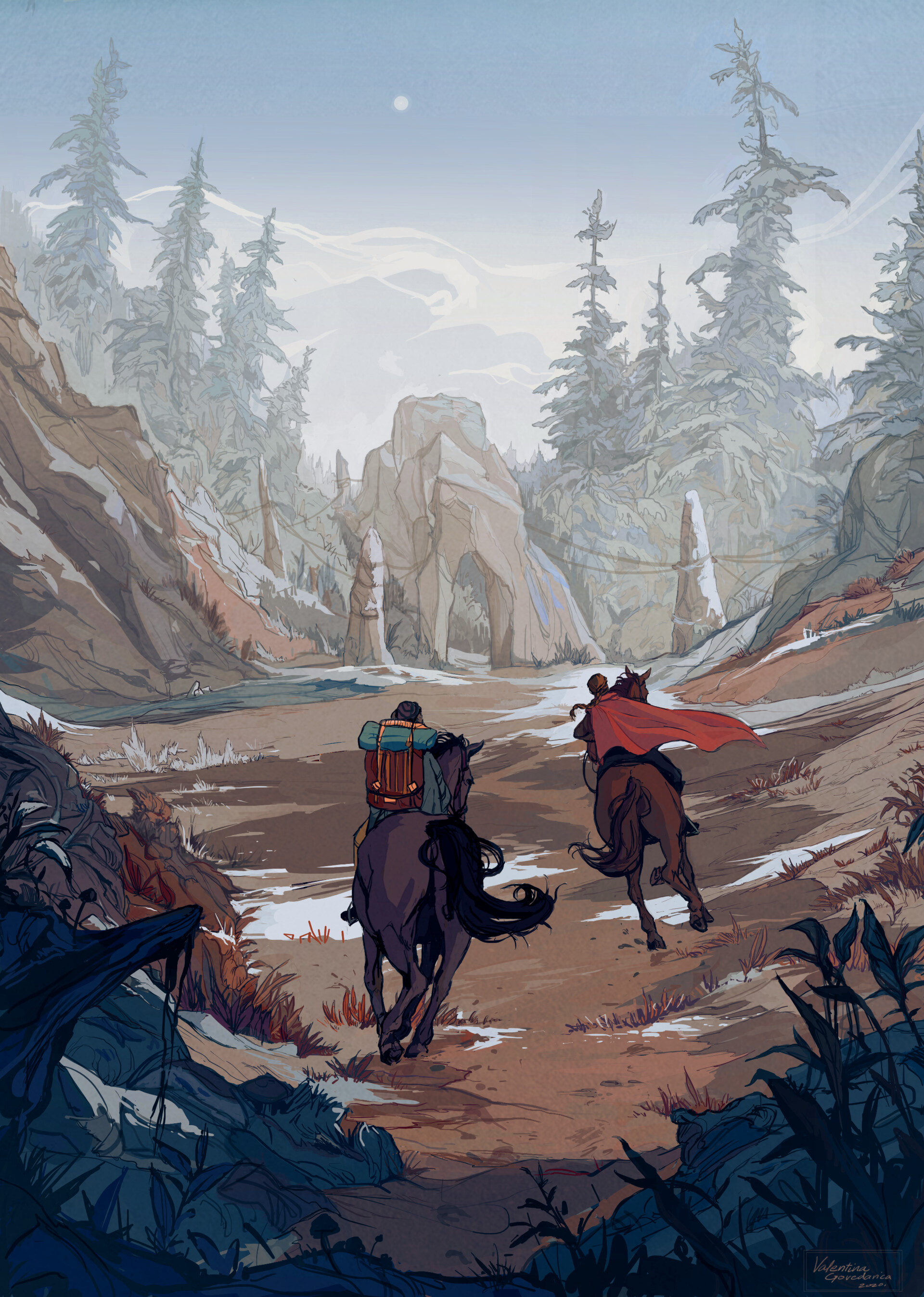 ArtStation - Valley rides