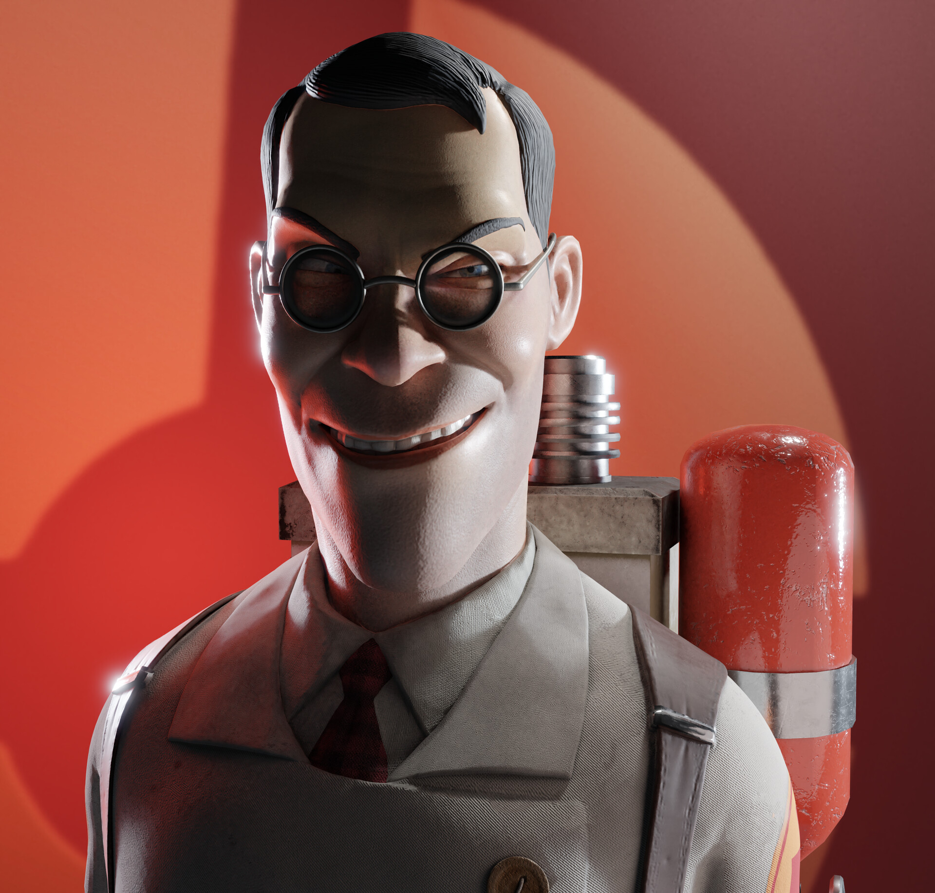 ArtStation - TF2 Medic, Noah Williamson