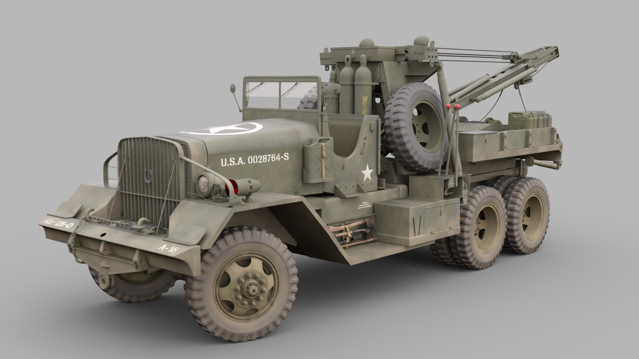 Westfield 3d - U.S.Army Ward Lafrance M1A1 Heavy Wrecker