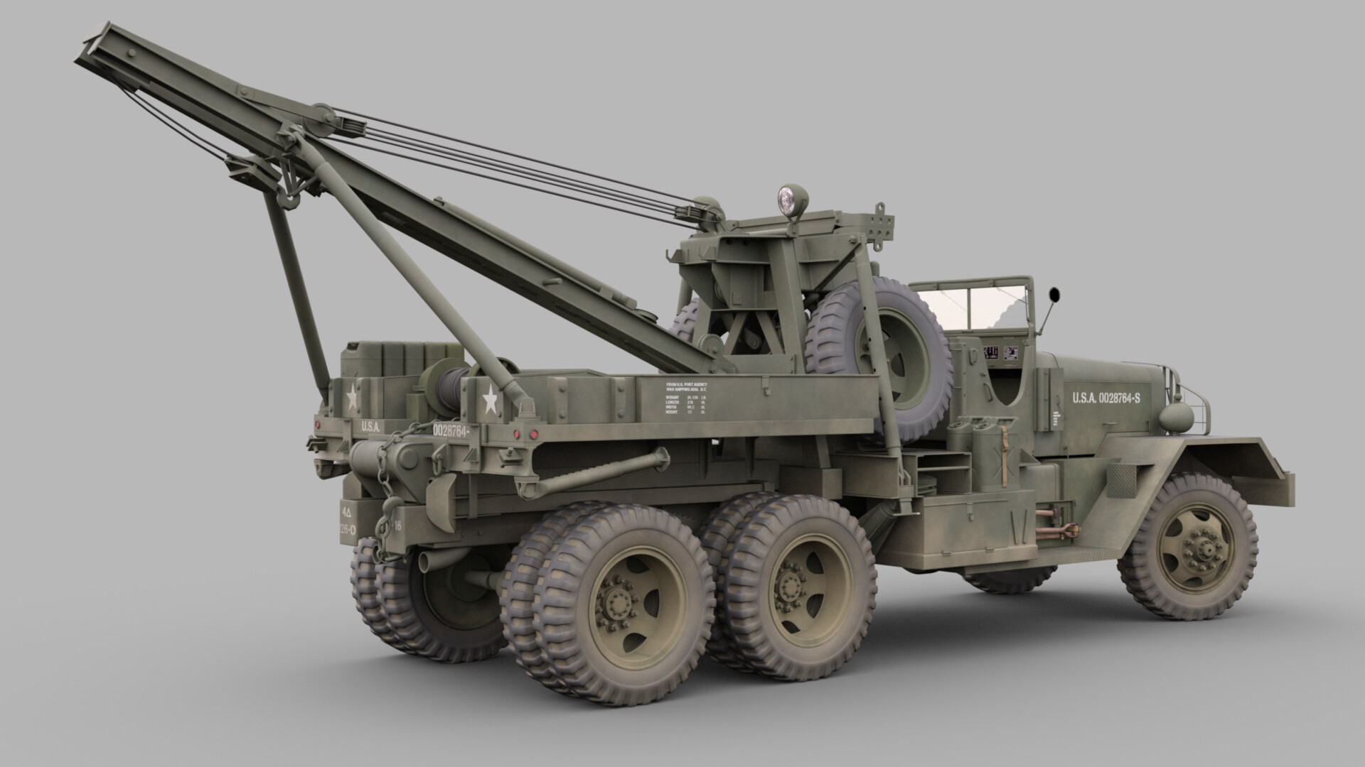 Westfield 3d - U.S.Army Ward Lafrance M1A1 Heavy Wrecker