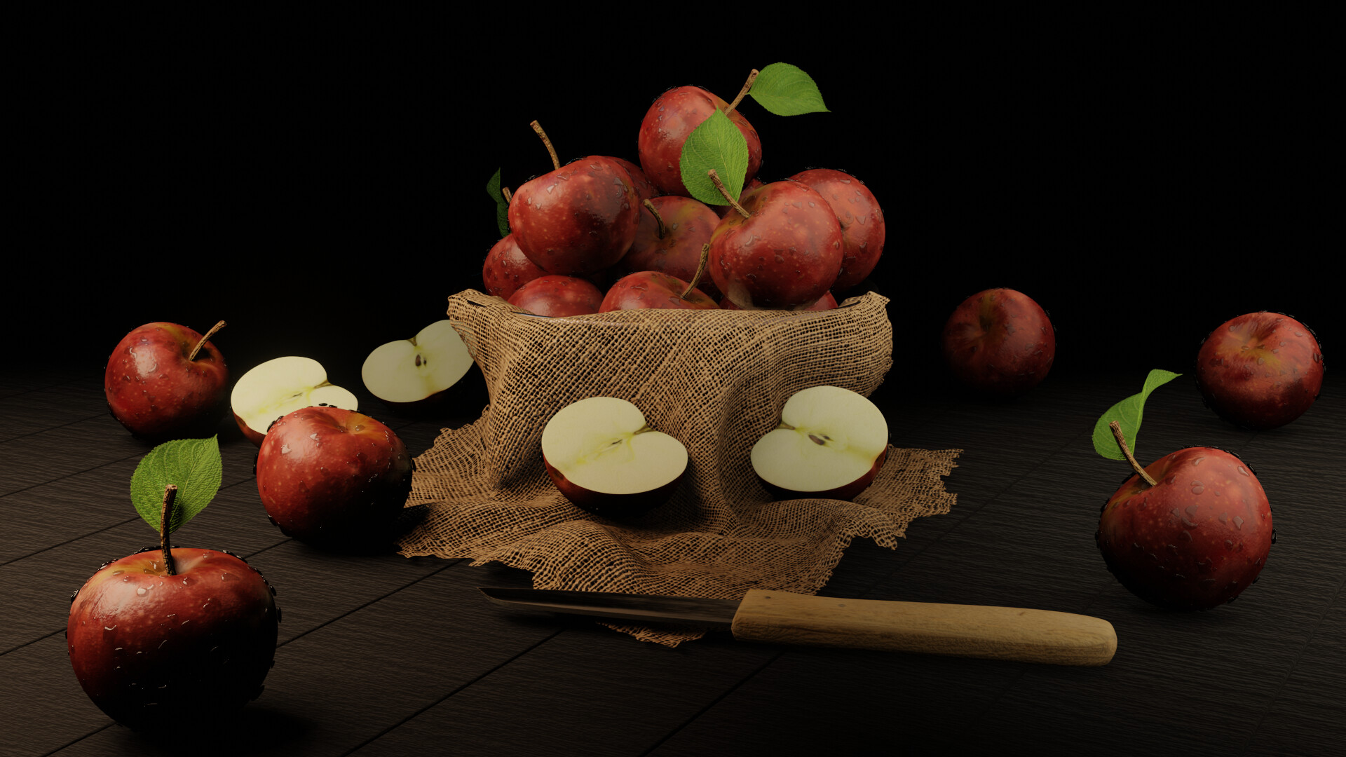 ArtStation - Shinigami love apples