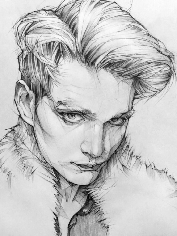 ArtStation - pencil drawing portrait Toh-Yasu藤保 #069