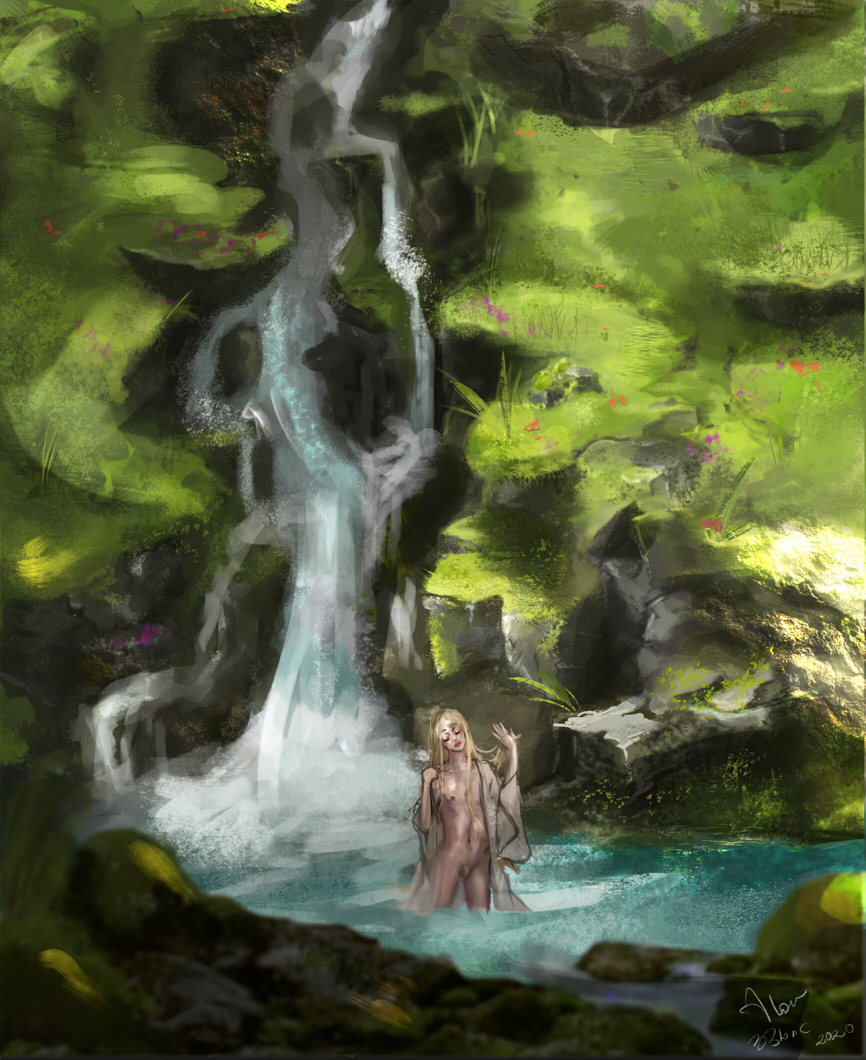 ArtStation - waterfall