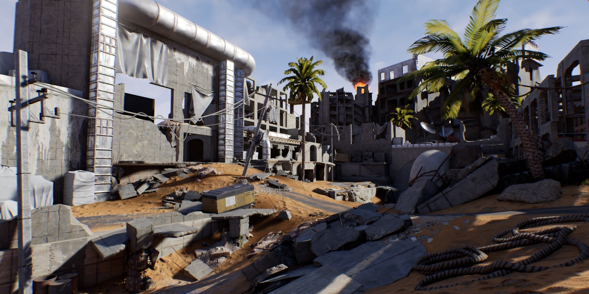 ArtStation - Scorched (Insurgency sandstorm map)