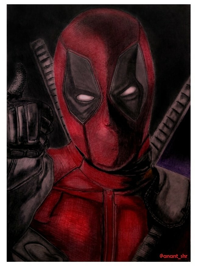 ArtStation - deadpool portrait