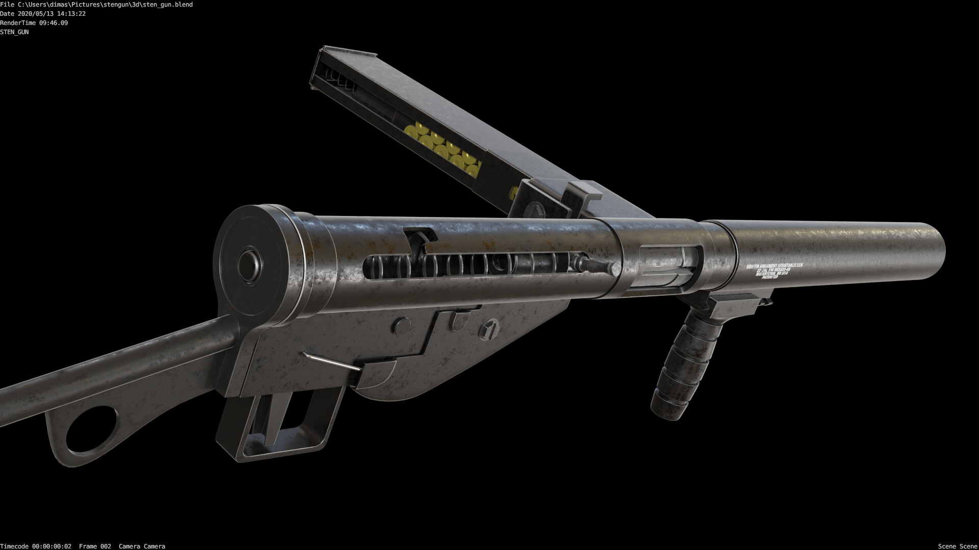 ArtStation - STEN GUN