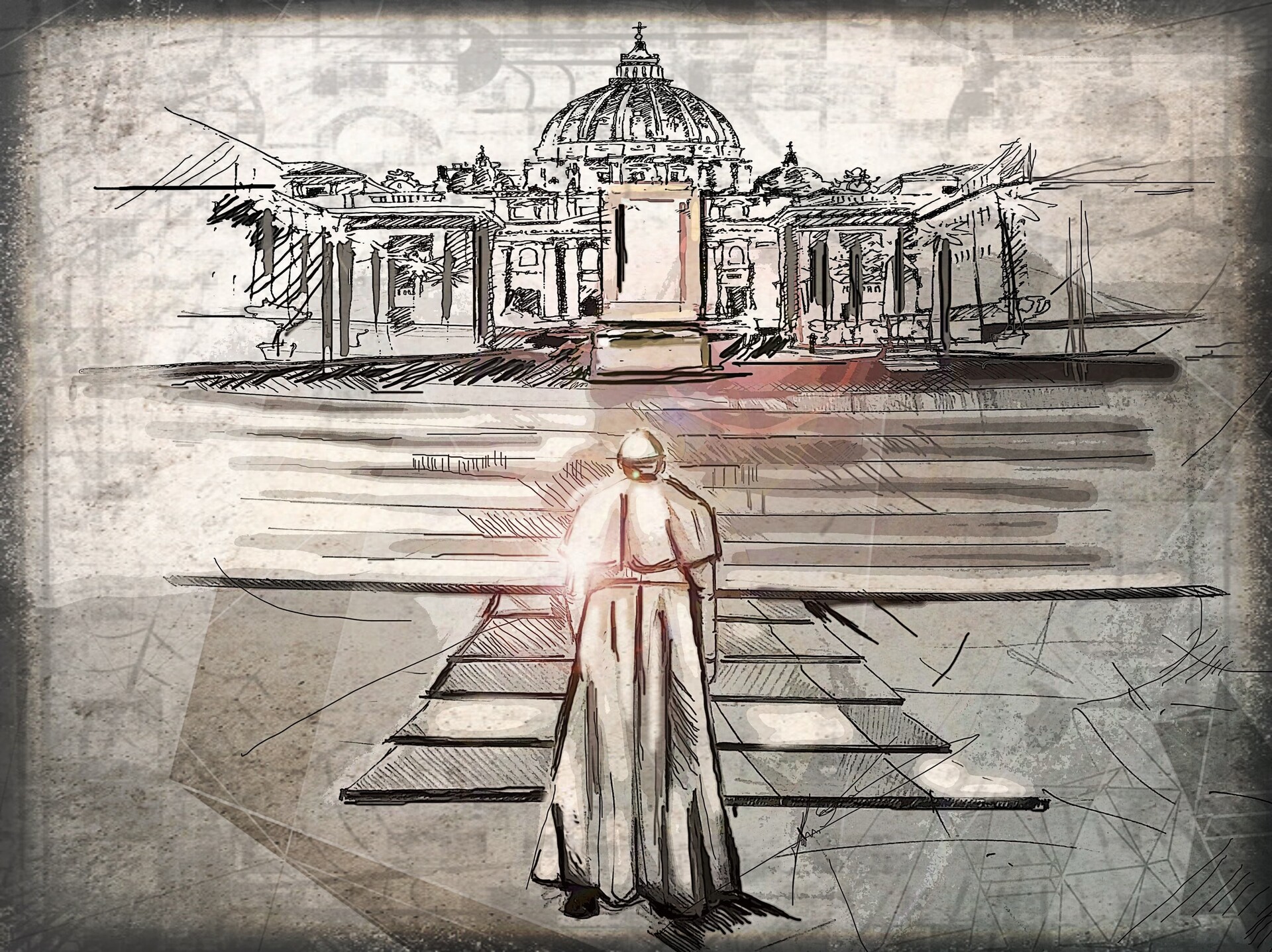 ArtStation - The History sketch!