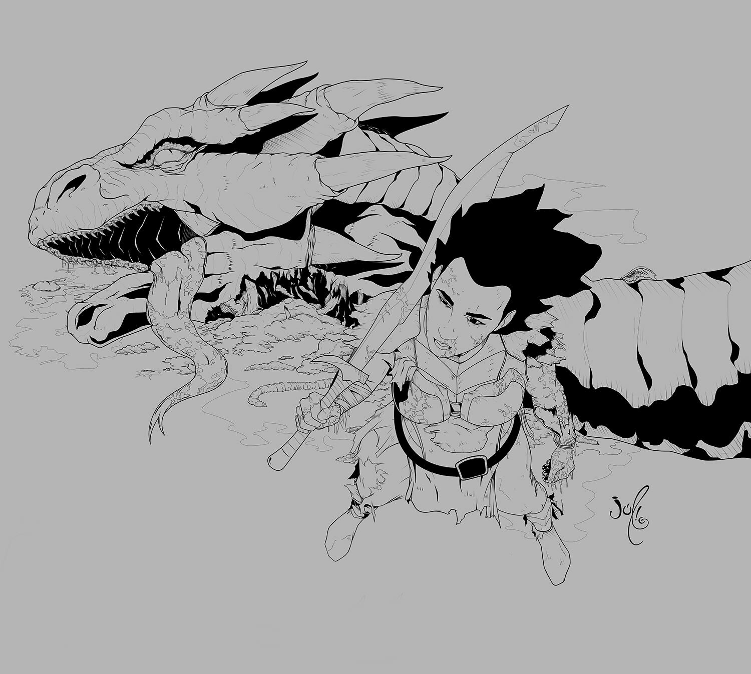 ArtStation - Dragon Dead