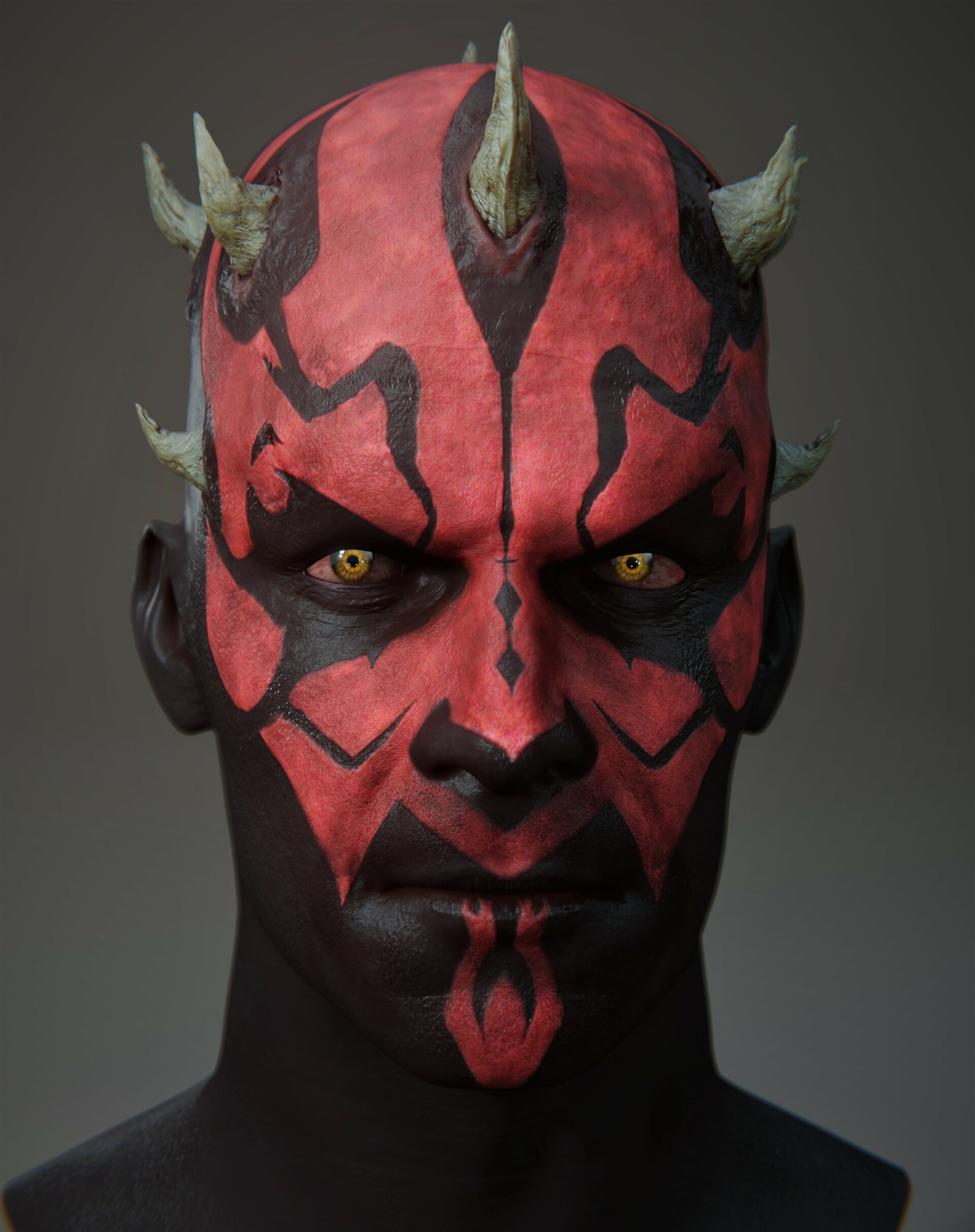 Ray Park Darth Maul Makeup