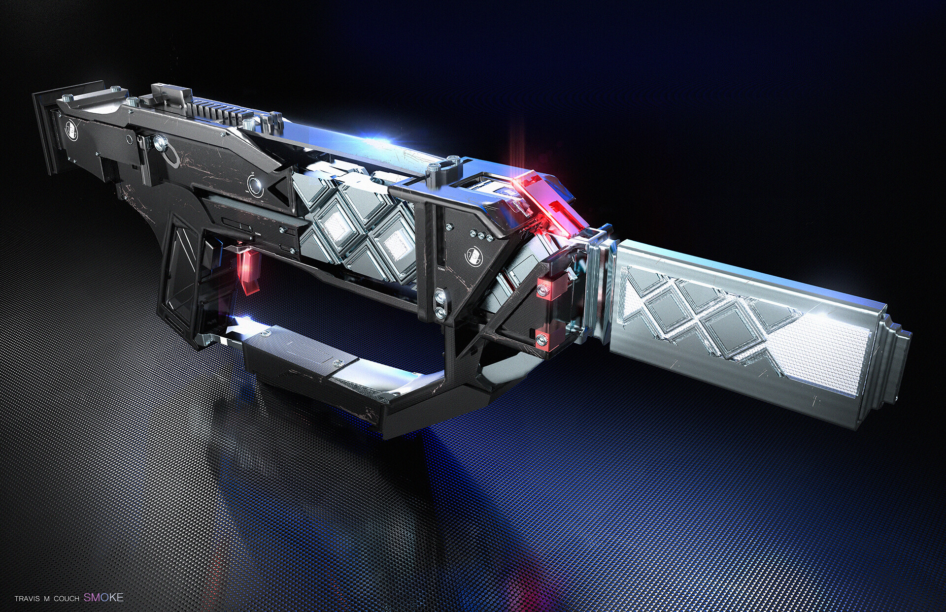 ArtStation - Shiny new 7GL Laser Rifle