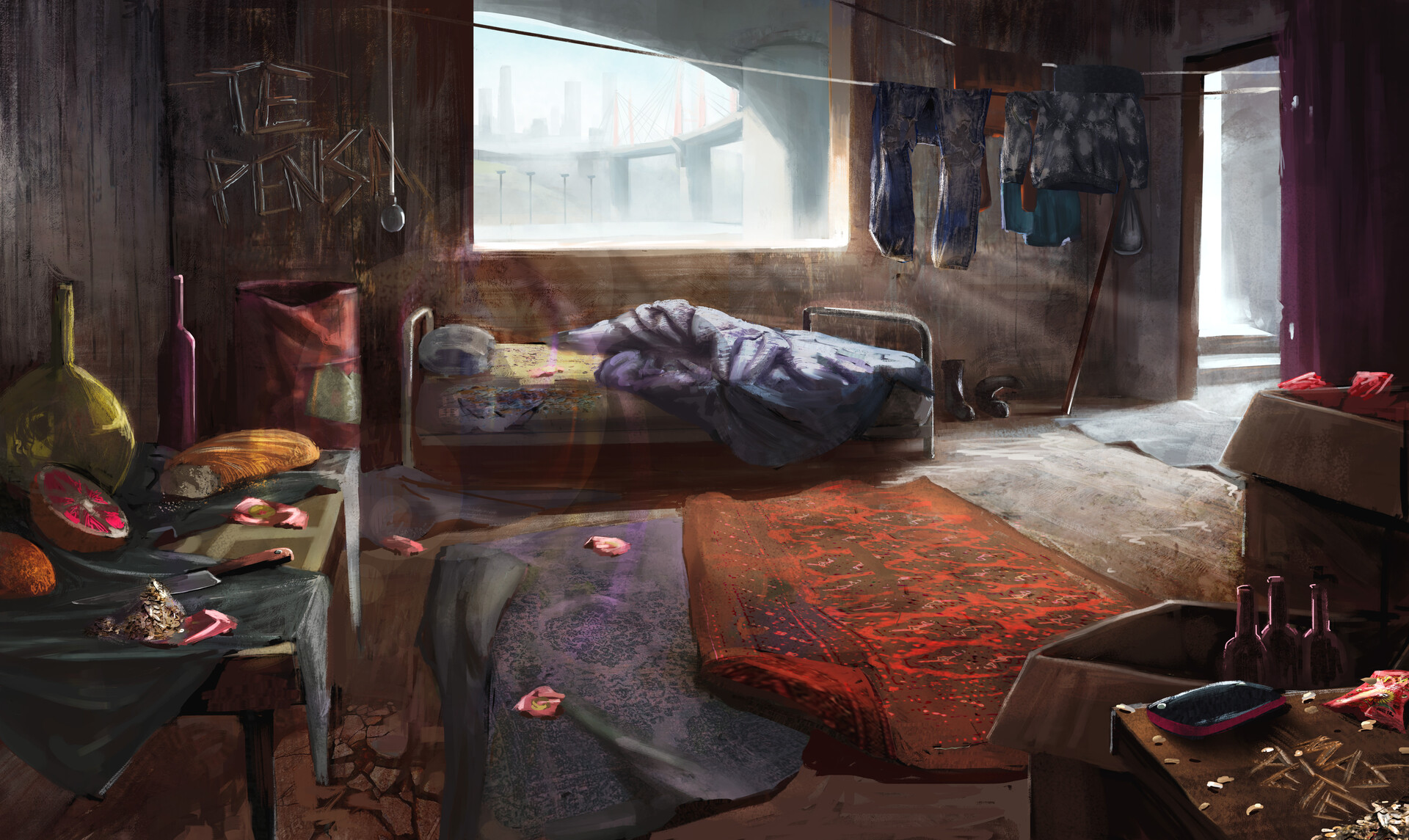 ArtStation - Ruined Room