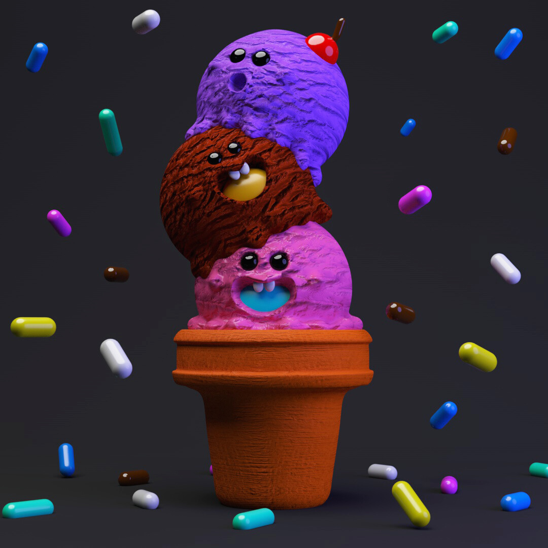 ArtStation - Helado de Emociones