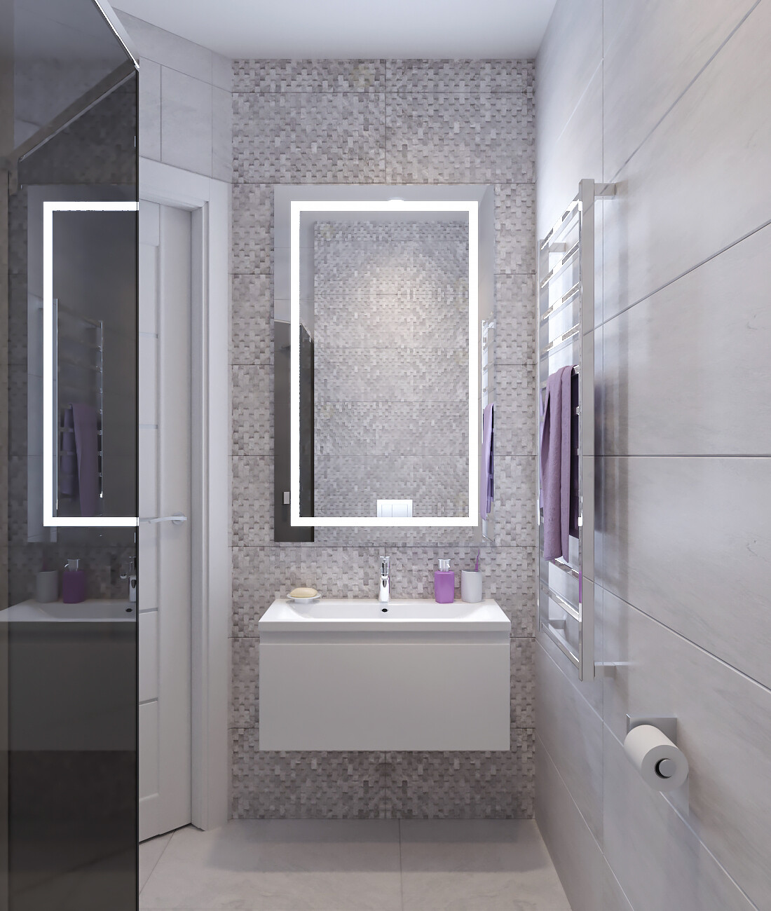 ArtStation - Shower room (Apartment for a young couple)